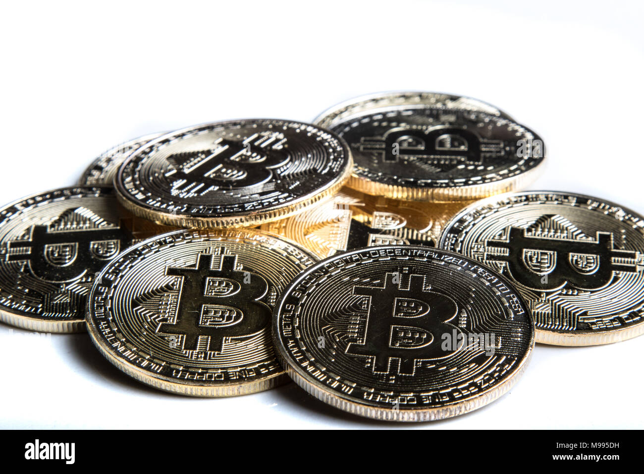 Bitcoin tokens hi-res stock photography and images - Alamy