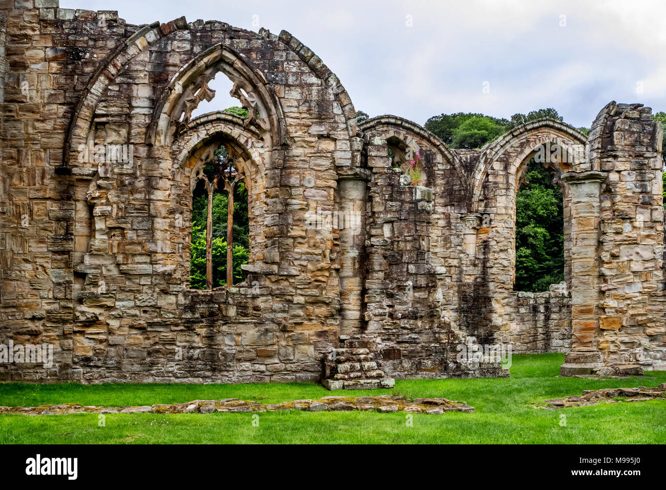 Remains of priory benedictine hi-res stock photography and images - Alamy