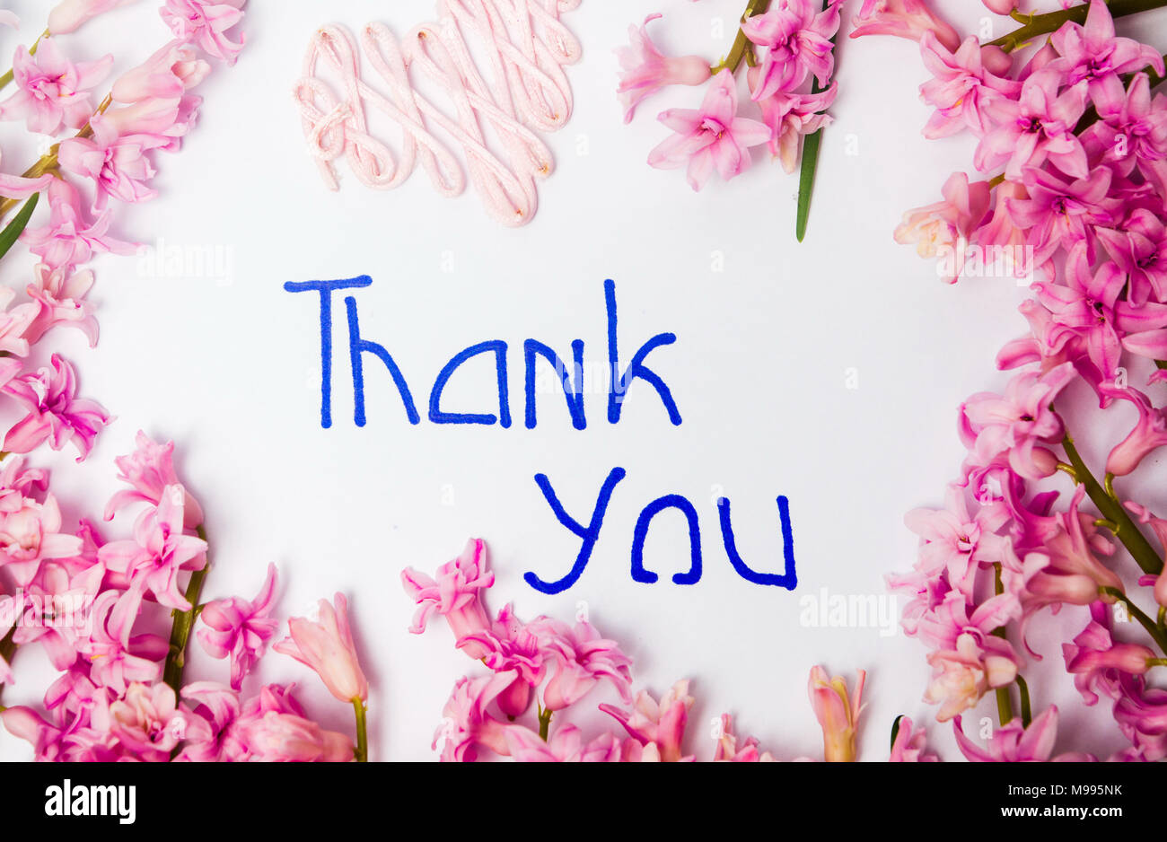 Appreciation card with flowers hi-res stock photography and images - Alamy
