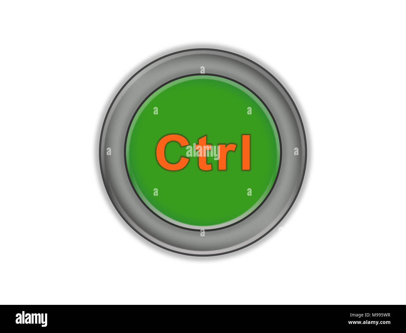 Ctrl button symbol Cut Out Stock Images & Pictures - Alamy