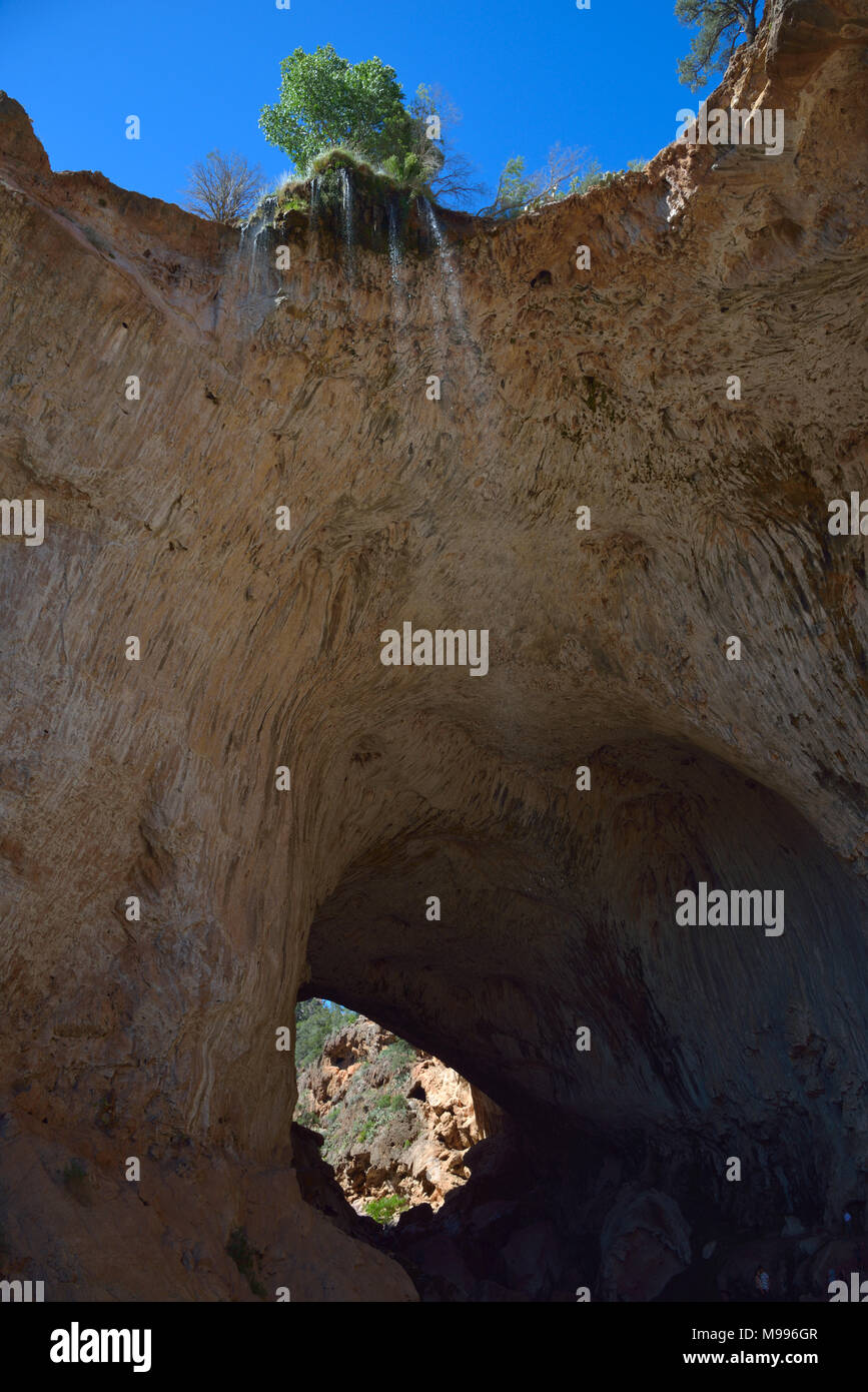 Largest natural travertine bridge hi-res stock photography and images ...