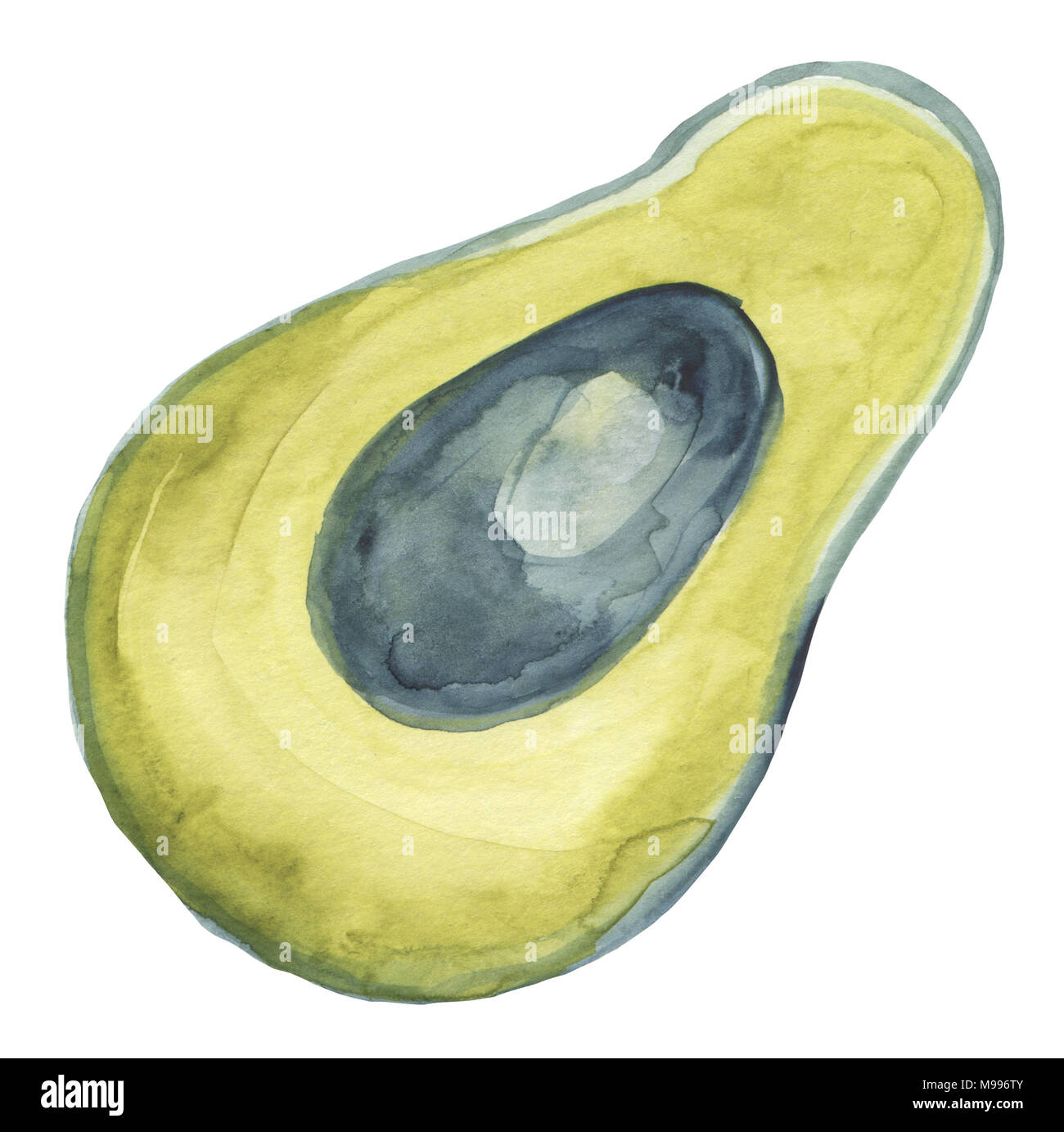 Color drawing fruit original hand Cut Out Stock Images & Pictures - Alamy