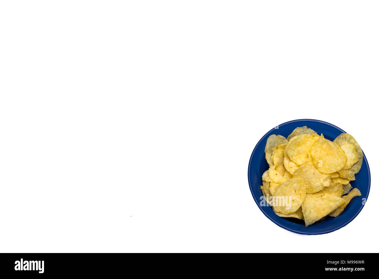 A medium sized Bowl of potato chips Stock Photo - Alamy