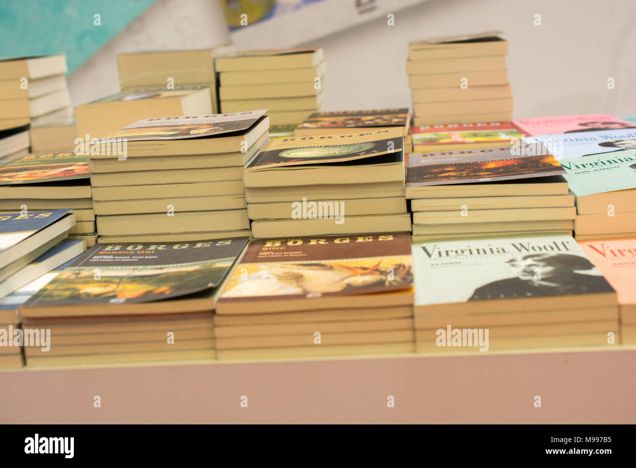 Stack of books stored as Education and business concept Stock Photo - Alamy