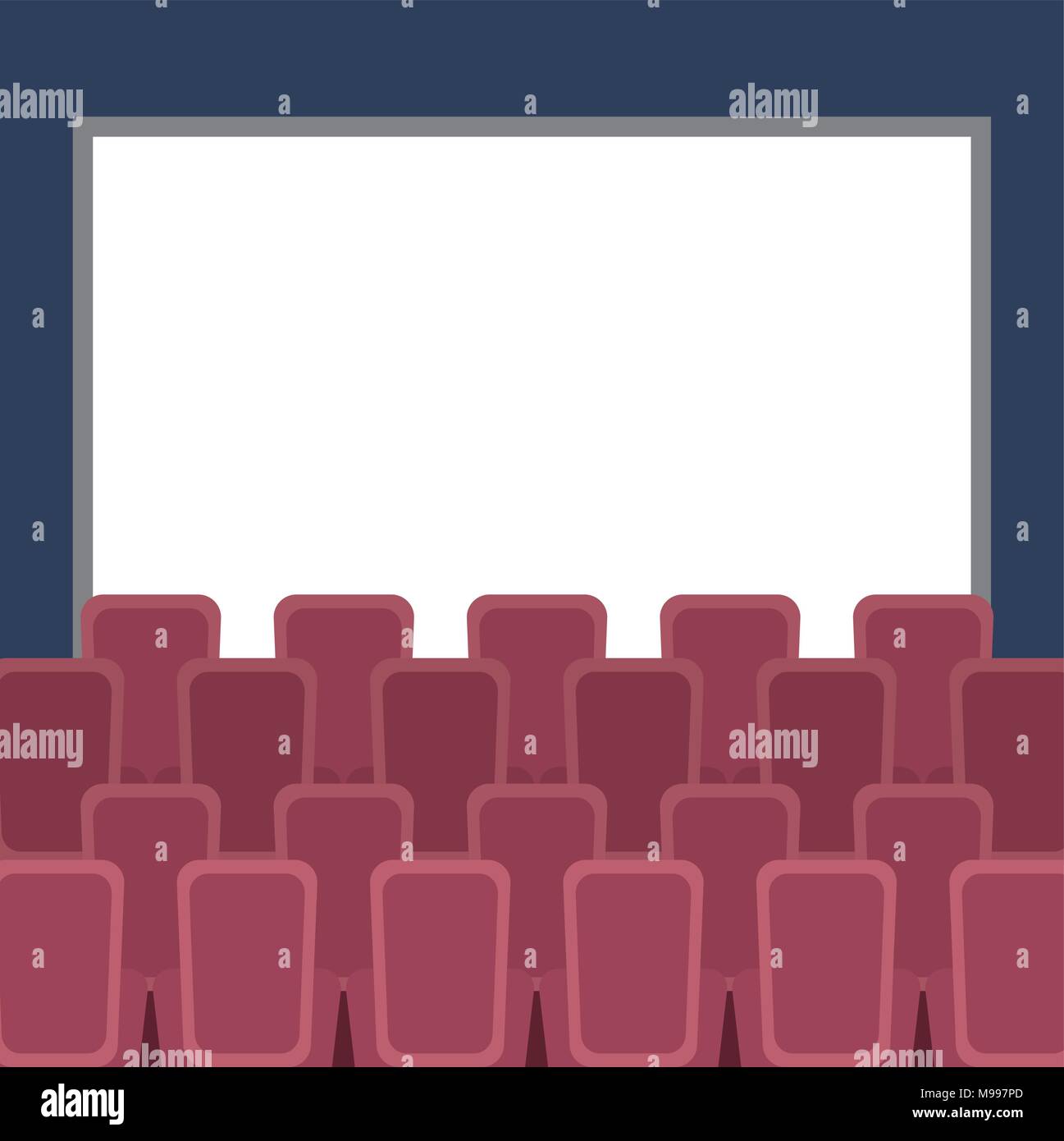 Projection room cinema Stock Vector Images - Alamy