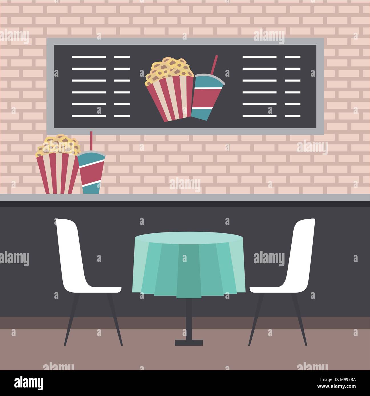 Cinema hall counter hi-res stock photography and images - Alamy