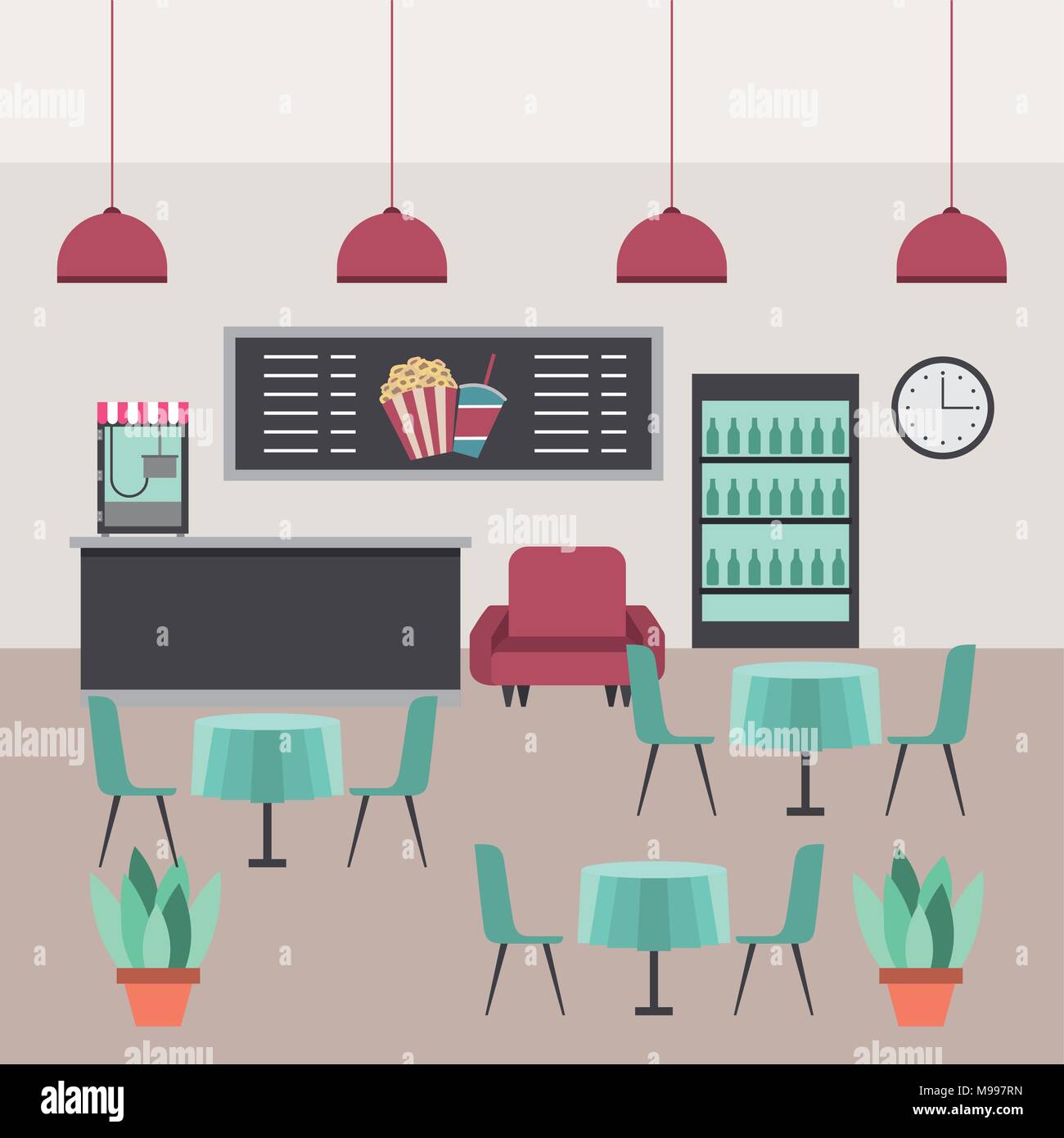 cinema interior image Stock Vector Image & Art - Alamy