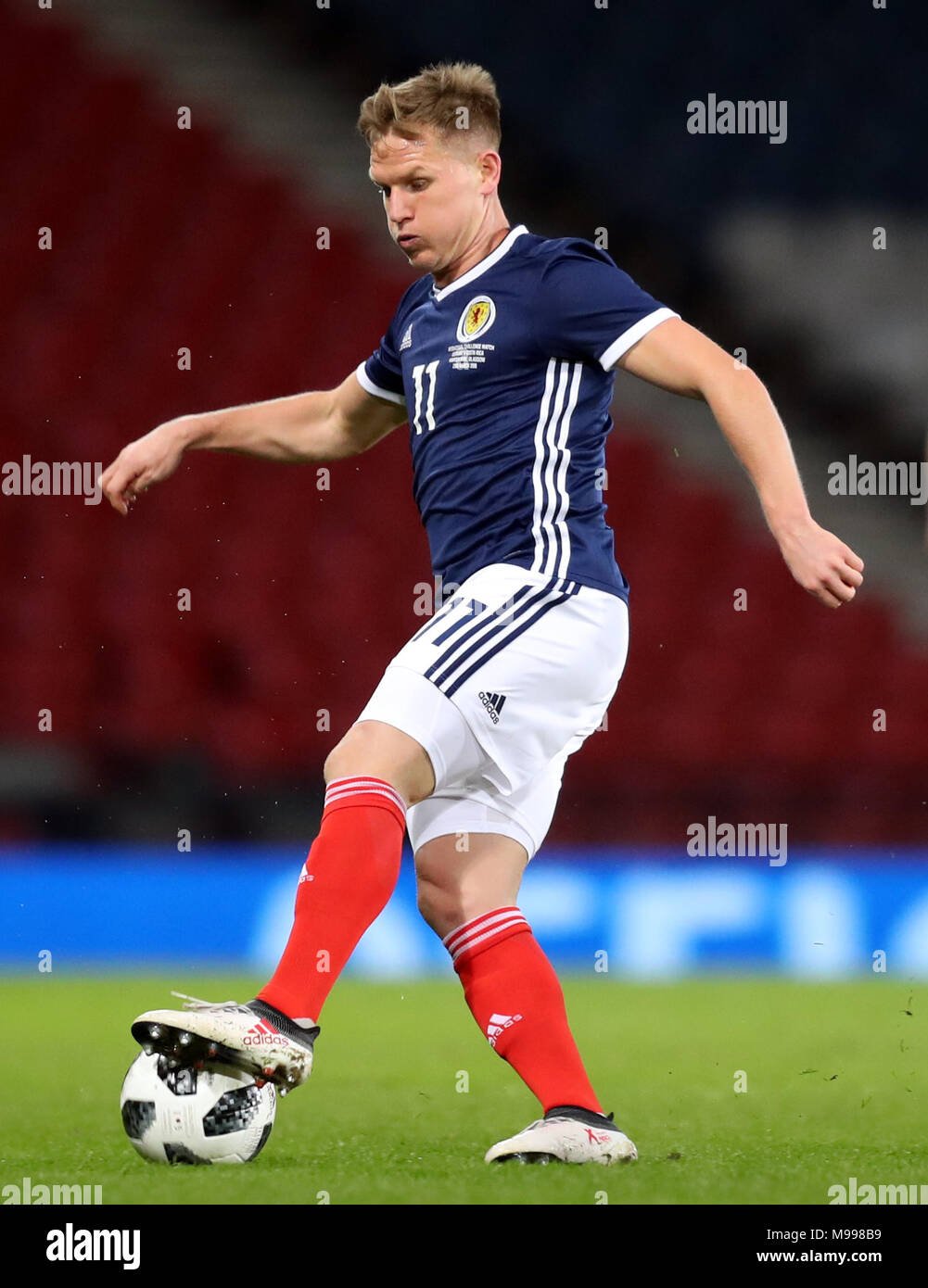 Scotland's Matt Ritchie during the international friendly match at ...