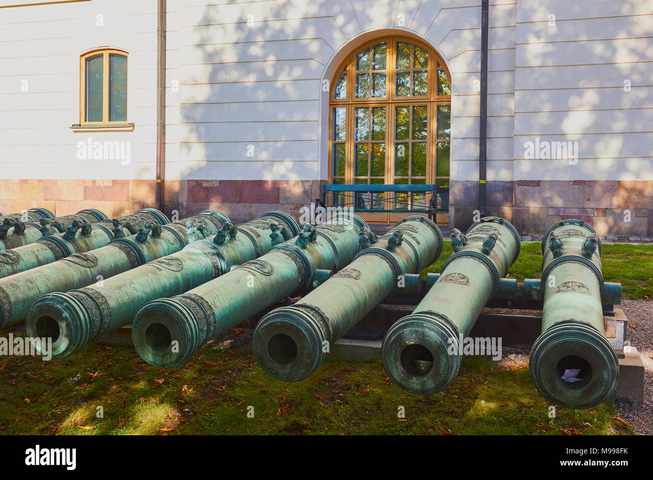 Gun tubes or gun barrels, Swedish Army Museum (Armemuseum), Ostermalm ...