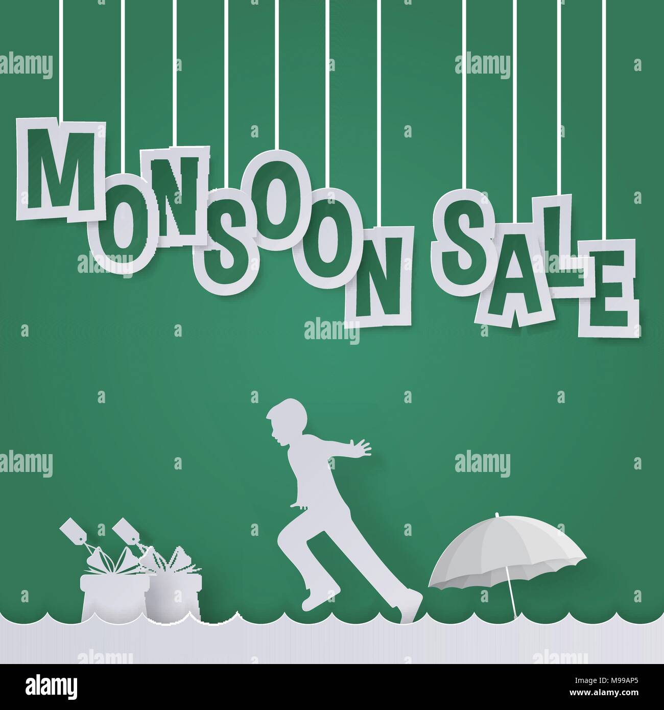 Monsoon event Stock Vector Images - Alamy