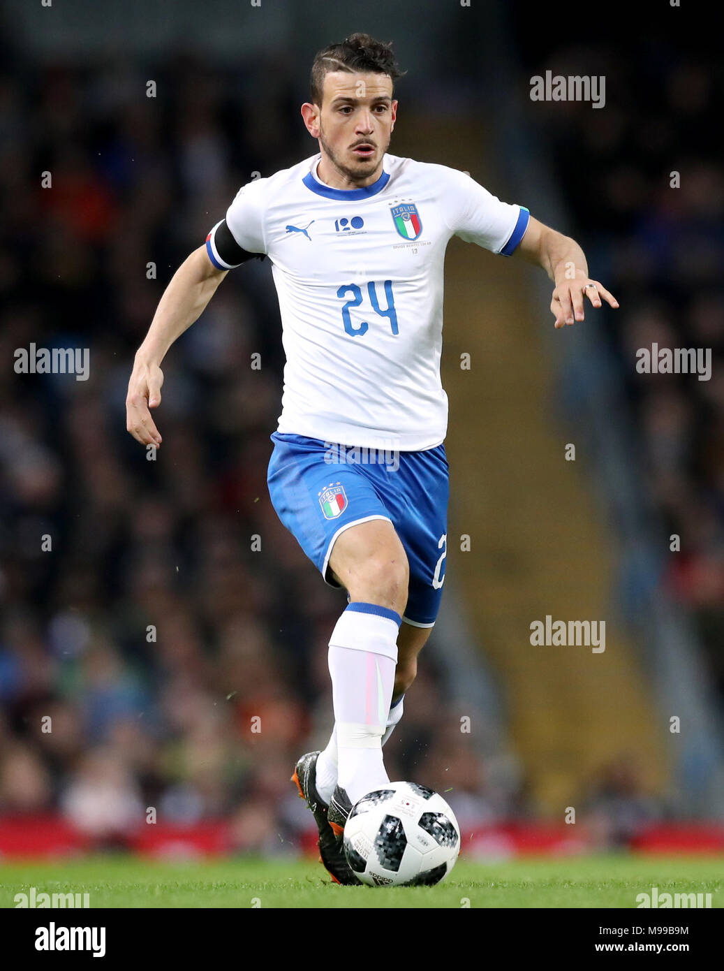 Italy's Alessandro Florenzi during the international friendly match at ...