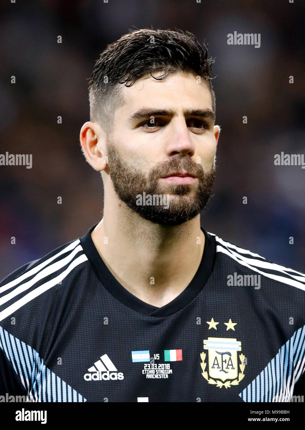 Argentina's Federico Fazio during the international friendly match at ...