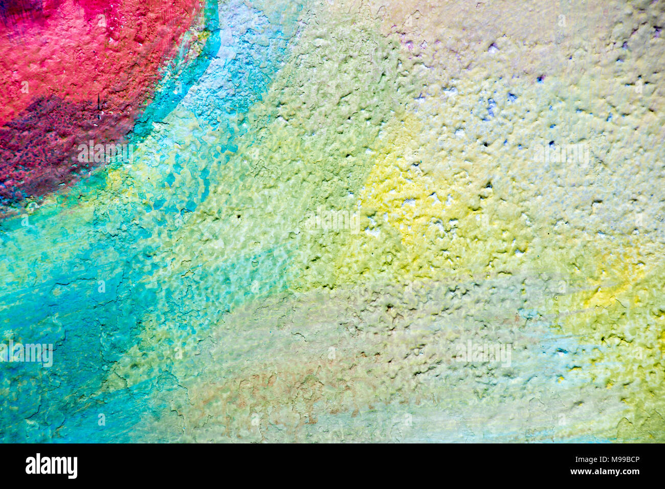 Abstract Color Block Painting