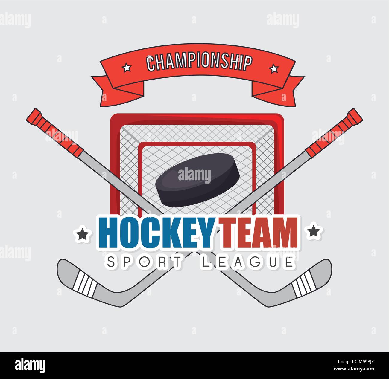 Hockey sport game graphic design, vector illustration Stock Vector ...