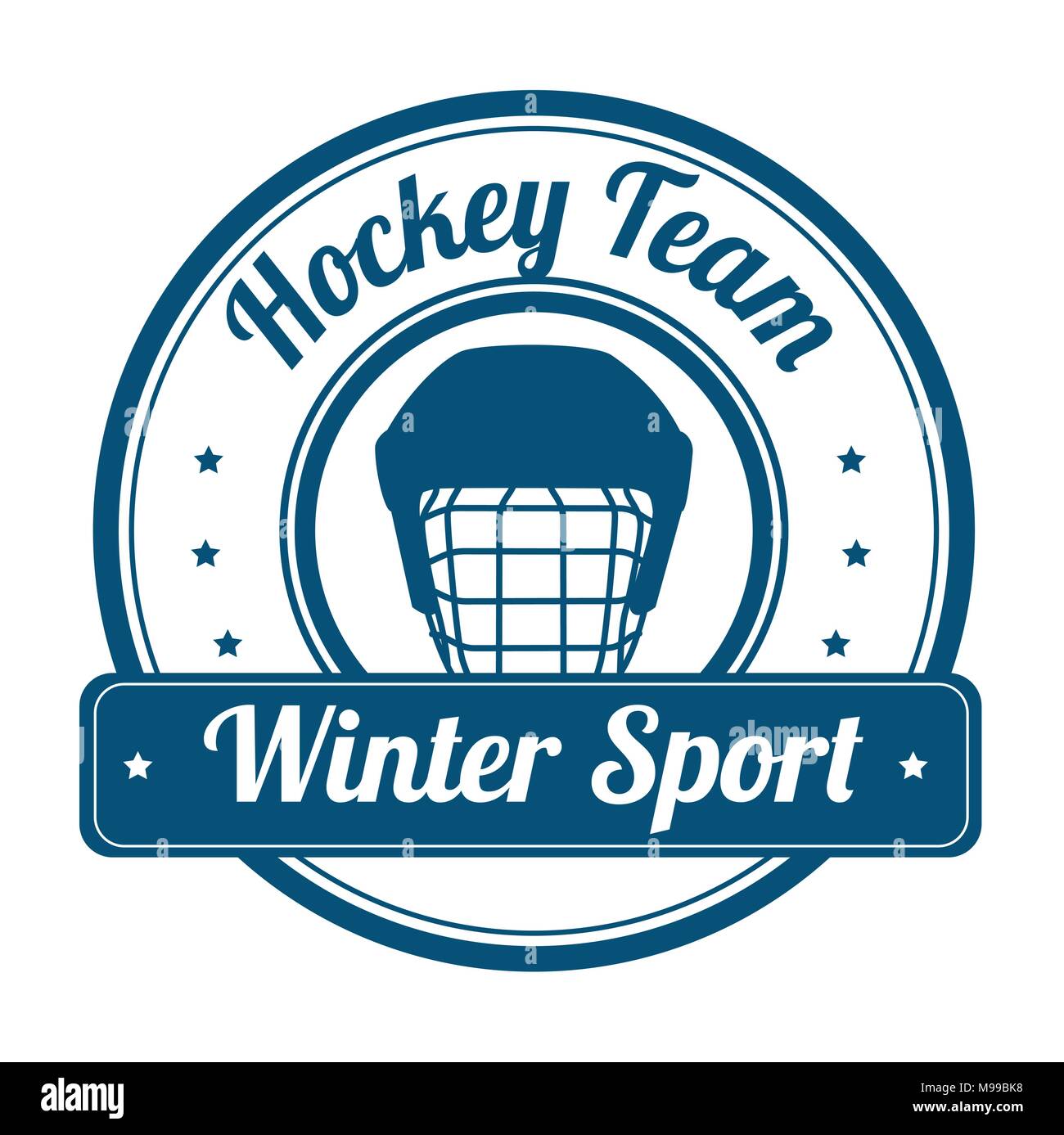 Hockey sport game graphic design, vector illustration Stock Vector ...