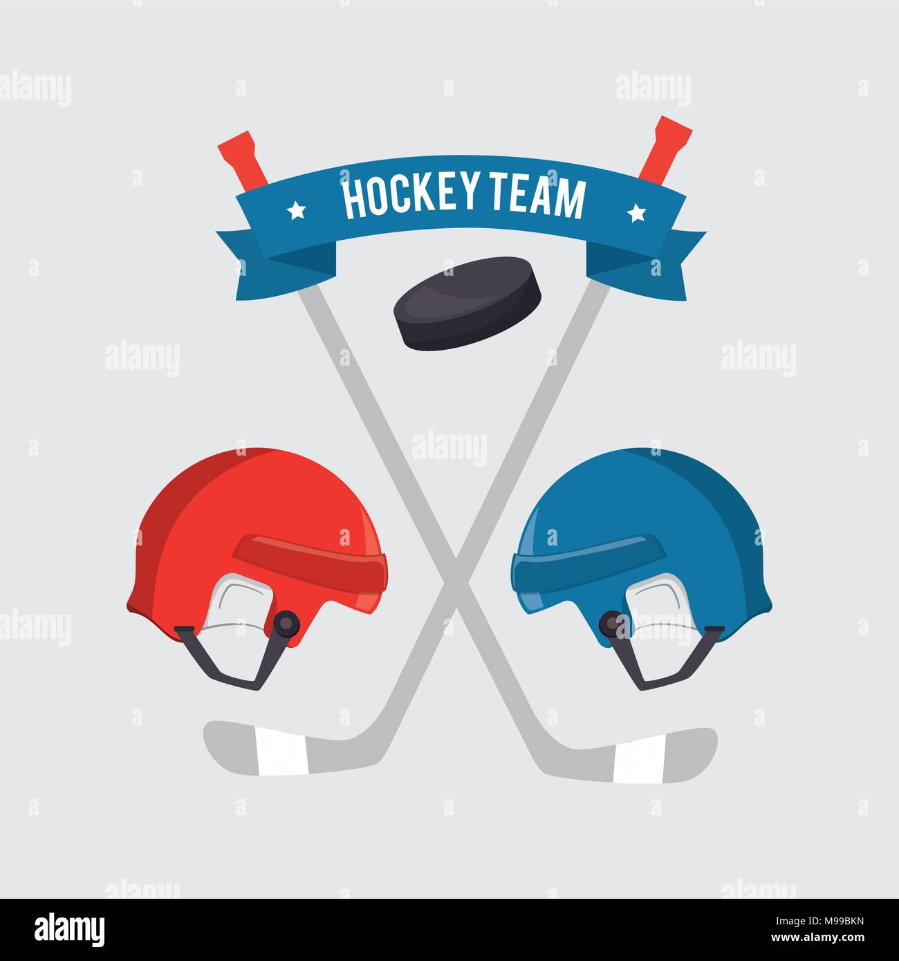Hockey sport game graphic design, vector illustration Stock Vector ...
