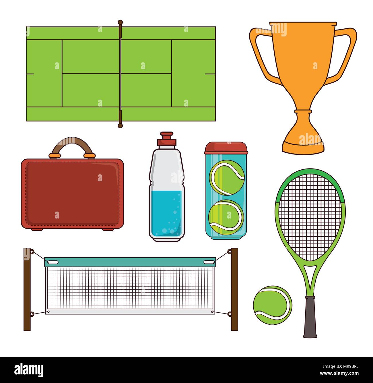Tennis sport game graphic design, vector illustration Stock Vector ...