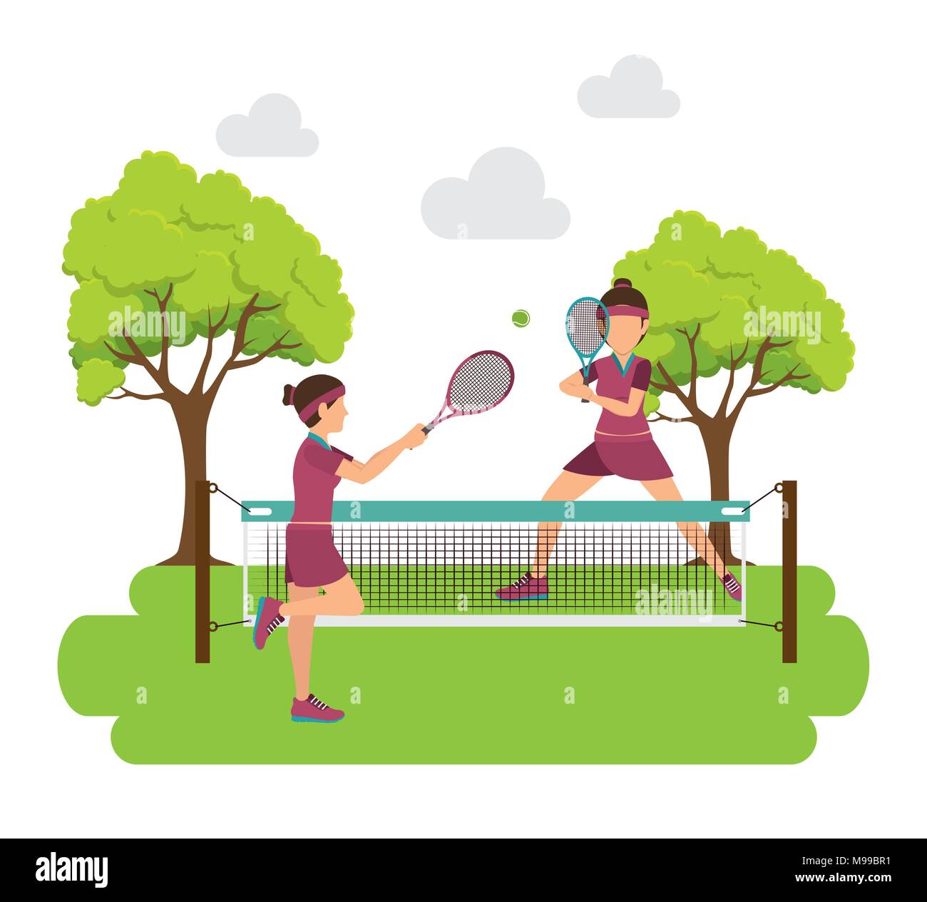 Tennis sport game graphic design, vector illustration Stock Vector ...