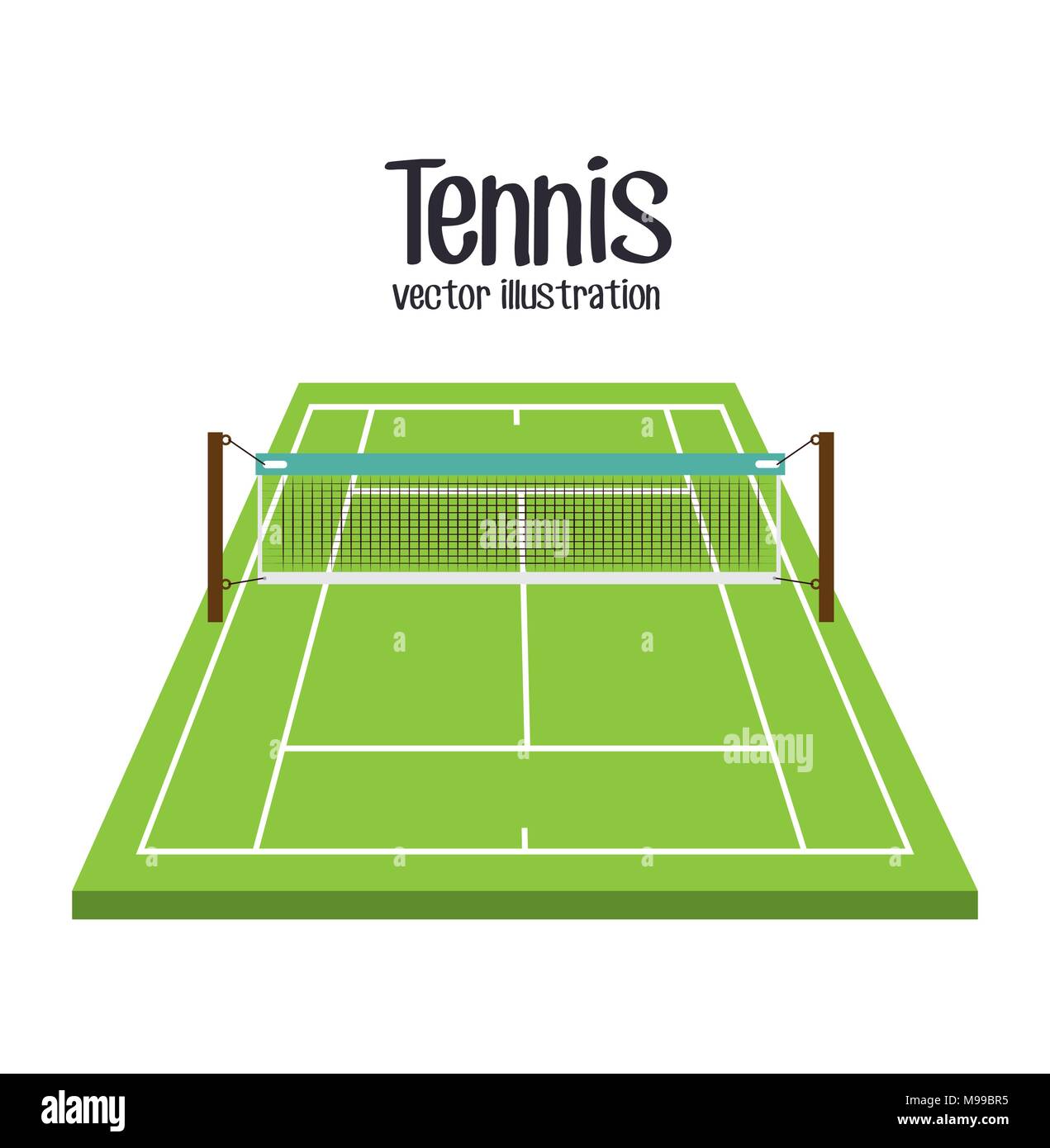 Tennis sport game graphic design, vector illustration Stock Vector ...