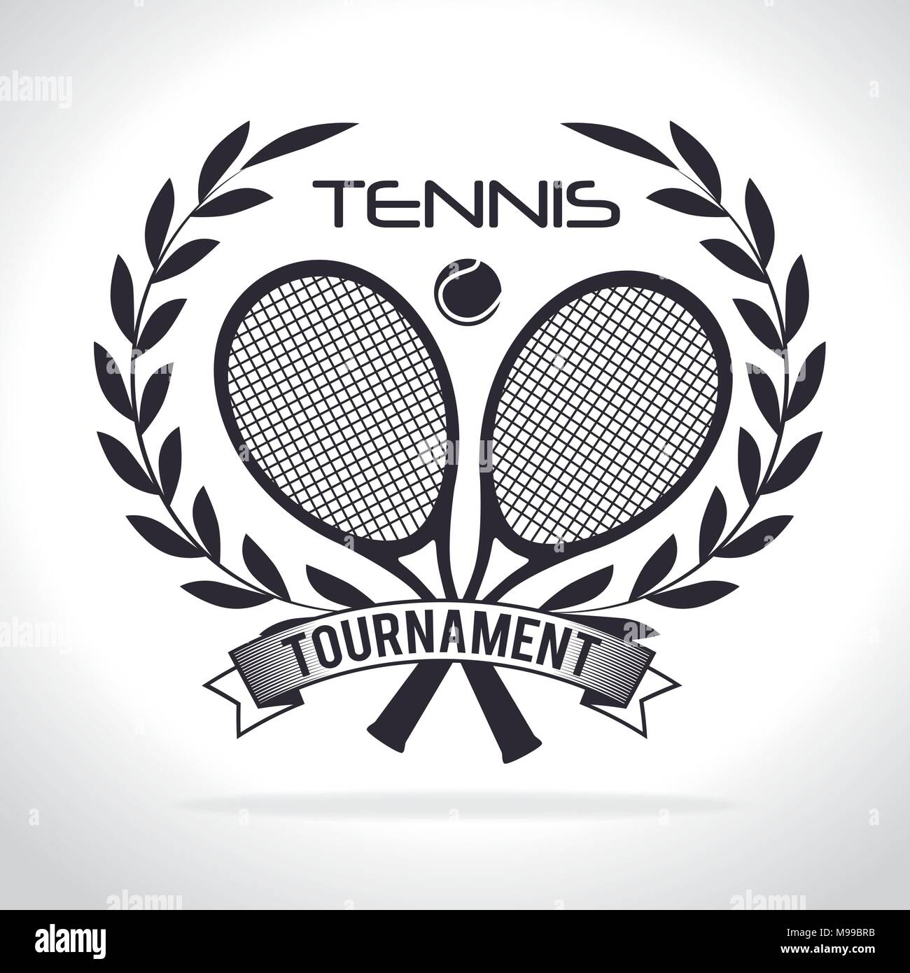 Tennis sport game graphic design, vector illustration Stock Vector ...