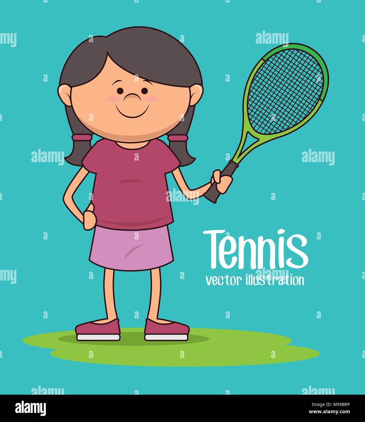 Tennis sport game graphic design, vector illustration Stock Vector ...