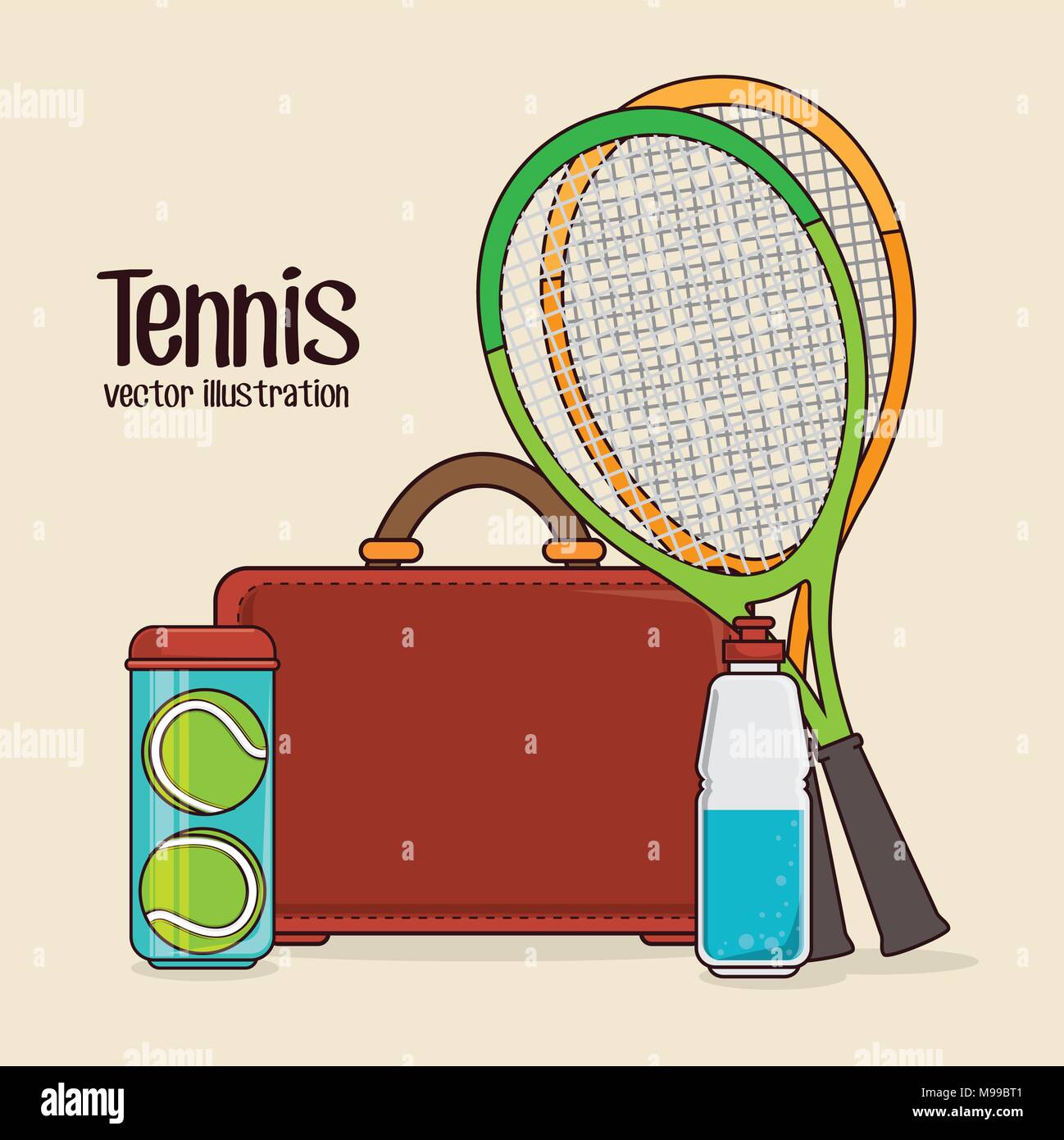 Tennis sport game graphic design, vector illustration Stock Vector ...