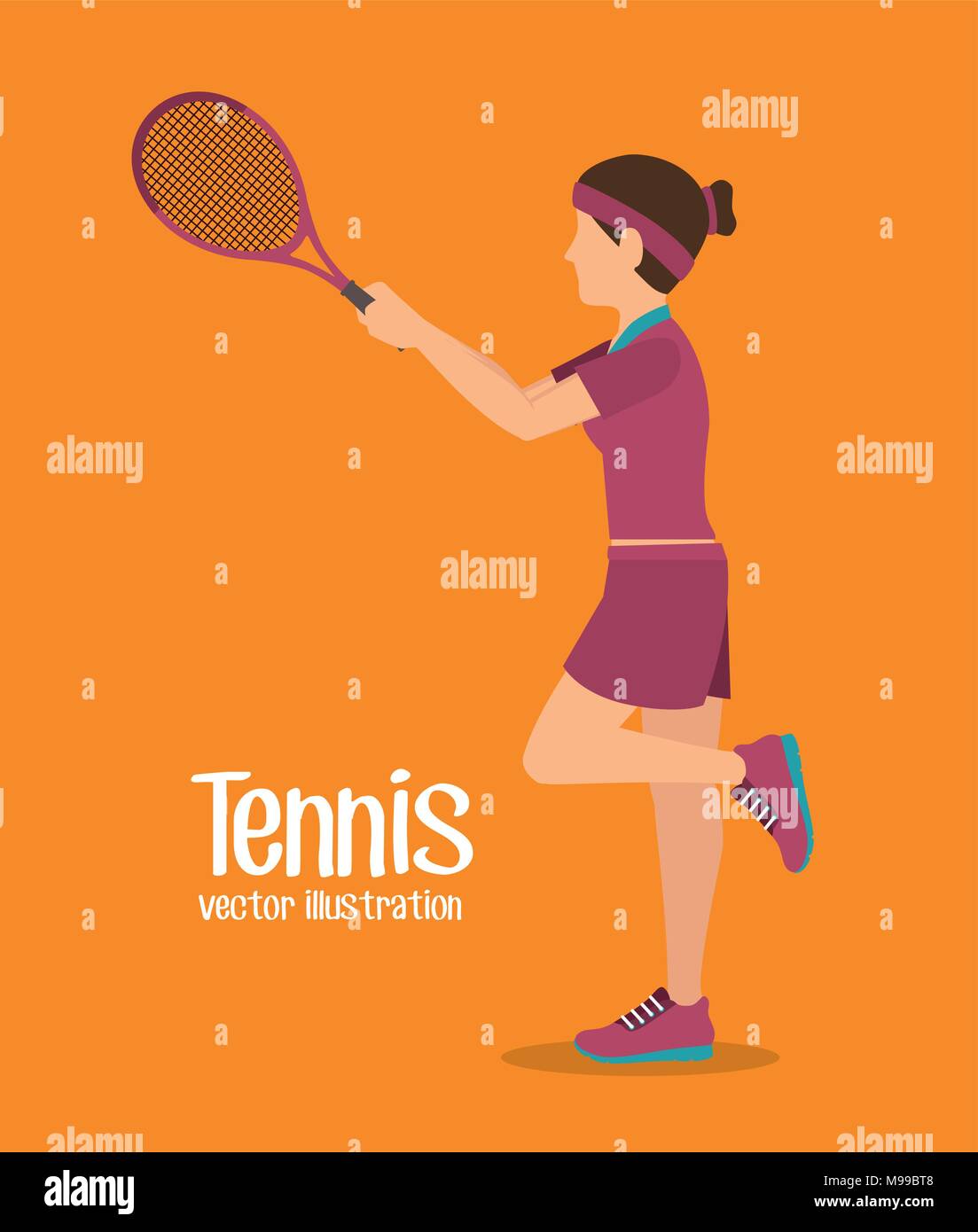 Tennis sport game graphic design, vector illustration Stock Vector ...