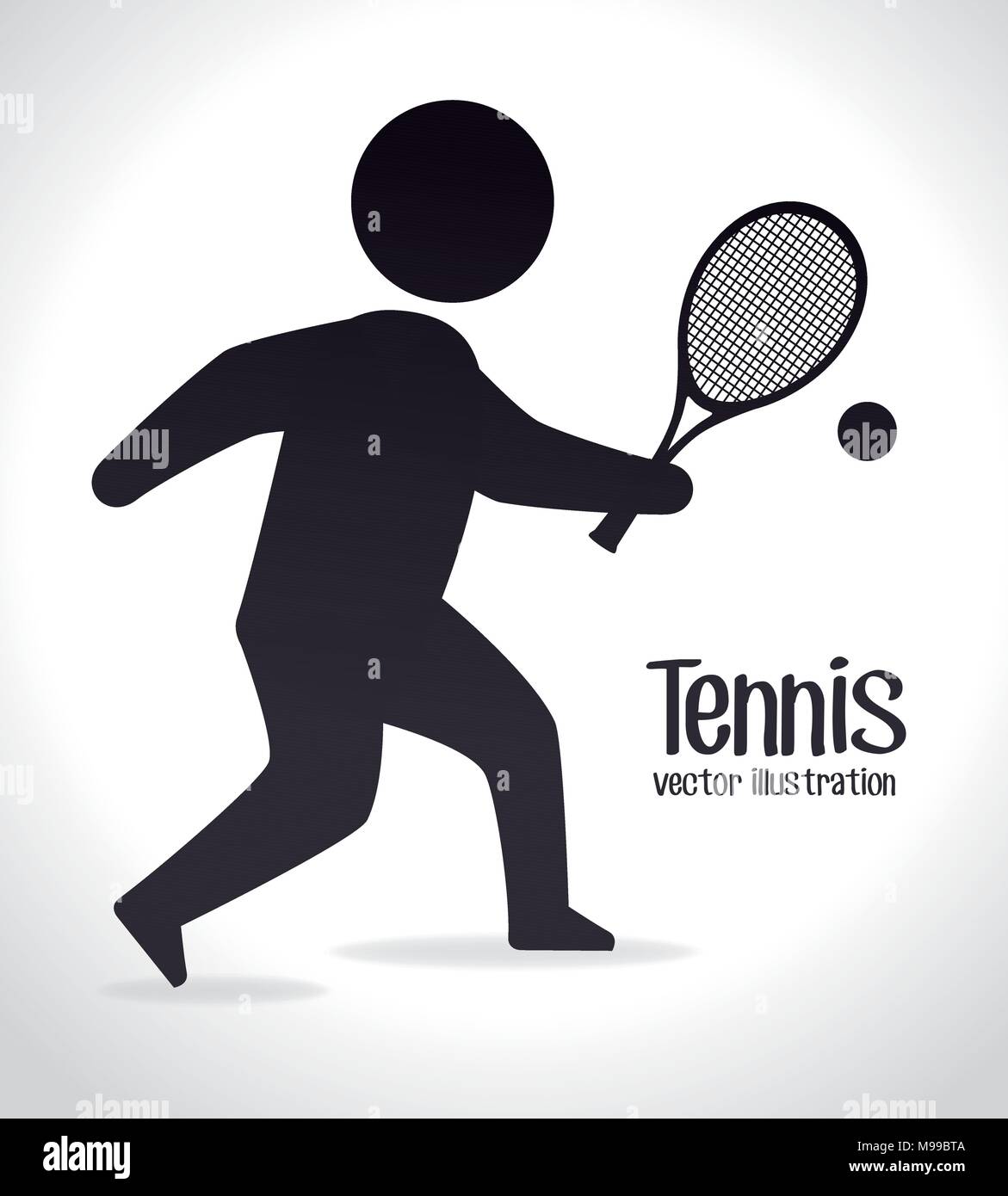 Tennis sport game graphic design, vector illustration Stock Vector ...