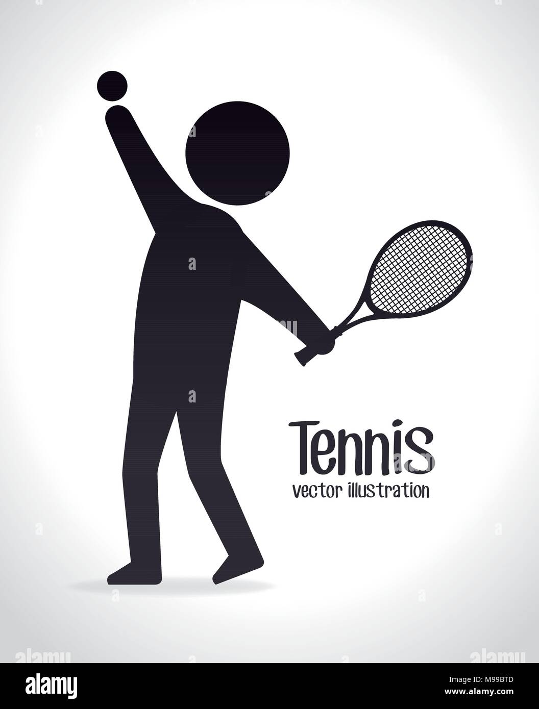Tennis sport game graphic design, vector illustration Stock Vector ...
