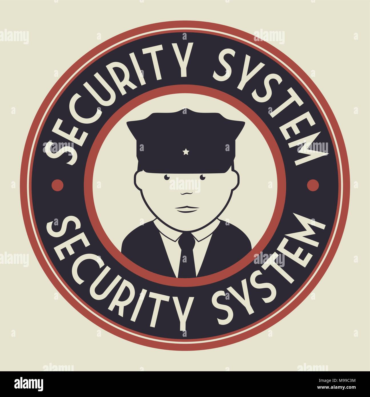 Security system and surveillance graphic design, vector illustration ...
