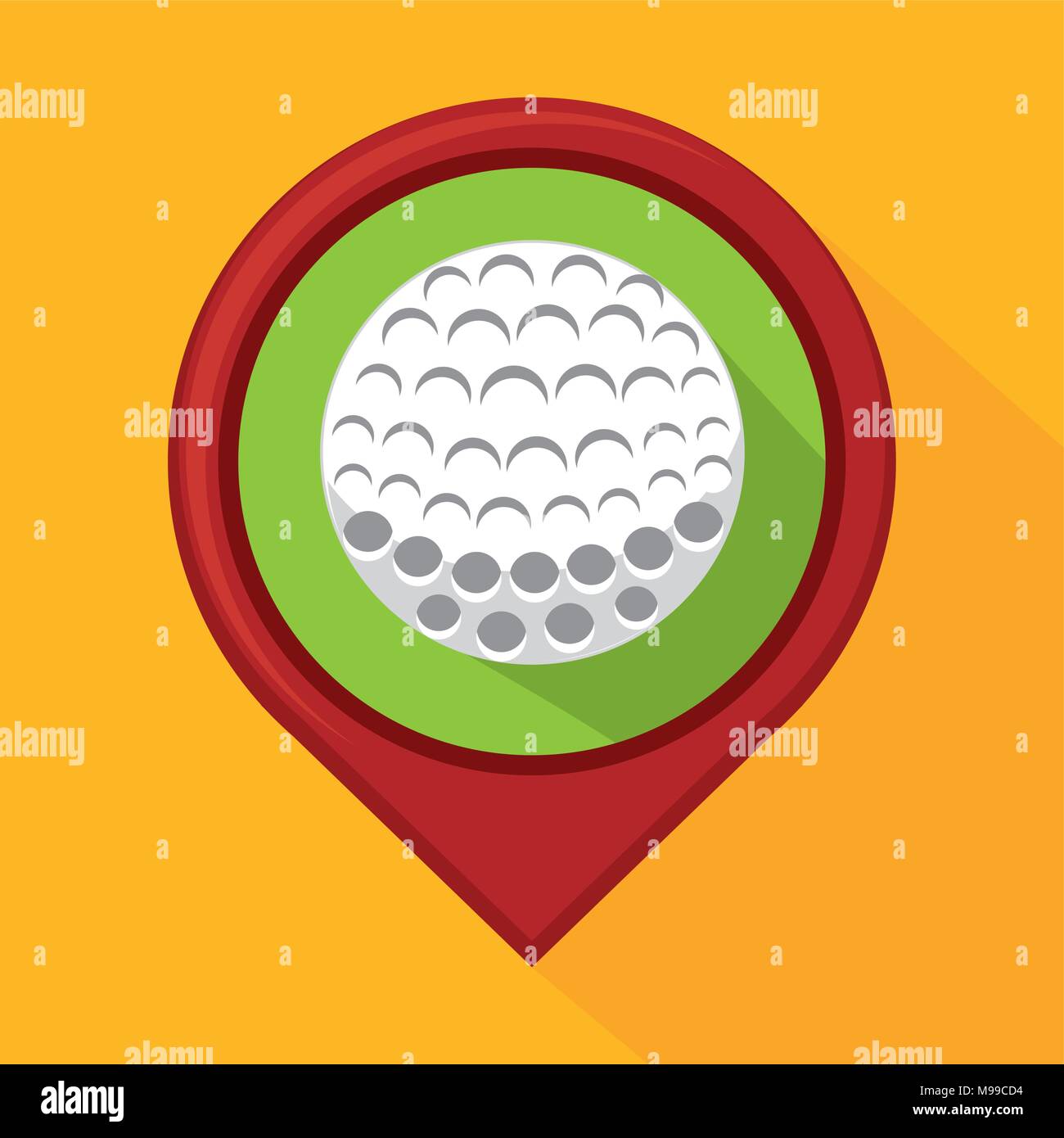 Golf club sport game graphic design, vector illustration eps10 Stock ...