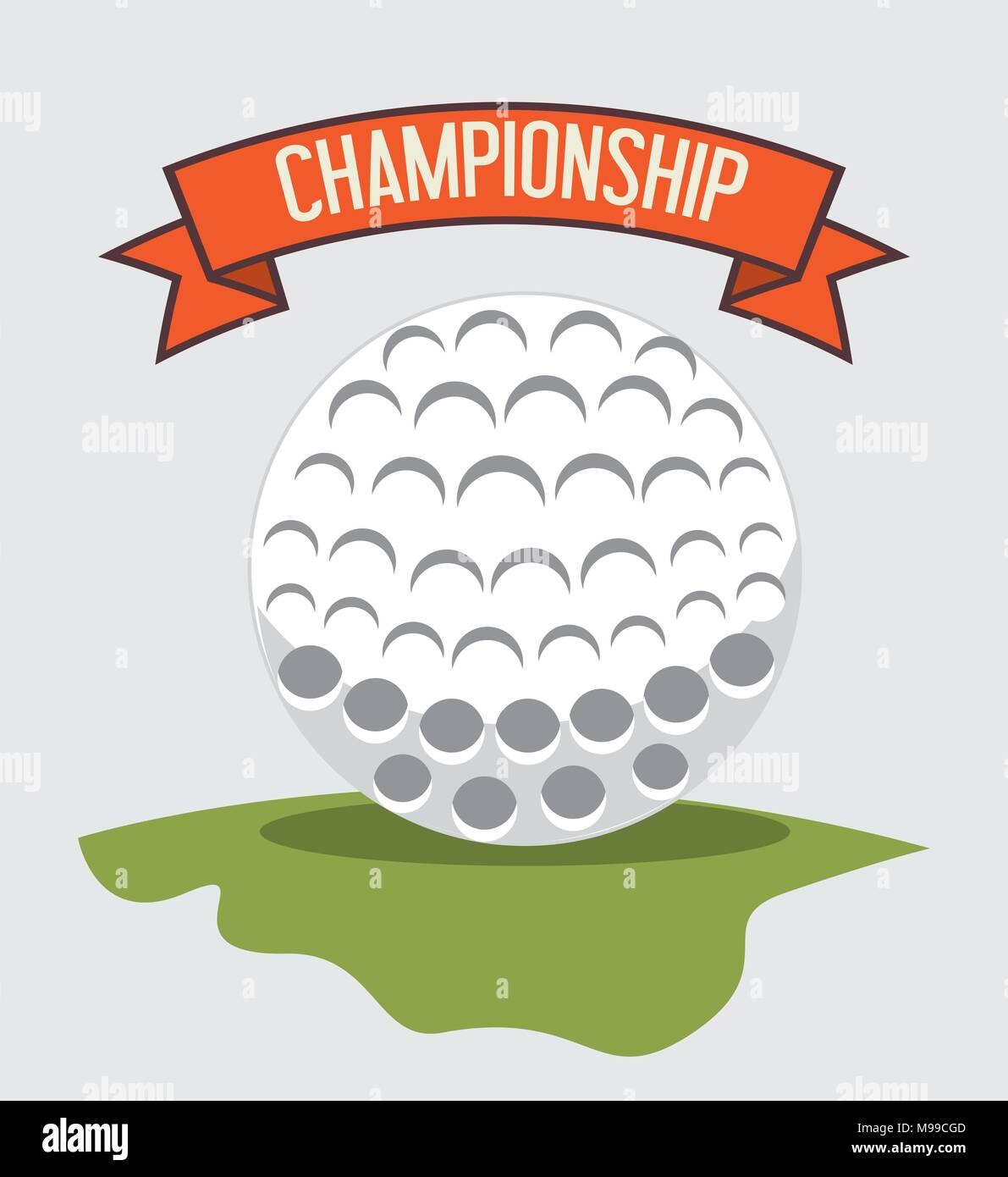 Golf club sport game graphic design, vector illustration eps10 Stock ...