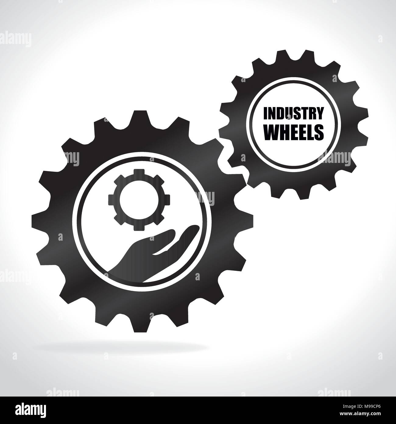 Engine wheels detail Stock Vector Images - Alamy