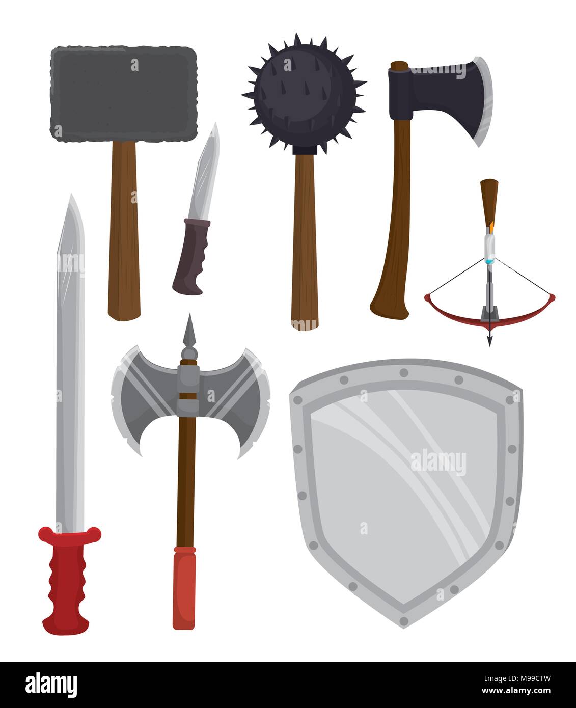 Guns and weapons icon graphic design, vector illustration eps10 Stock ...