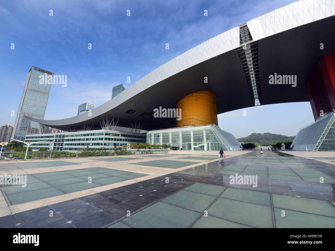 The Shenzhen Civic center in Futian's central business district Stock ...