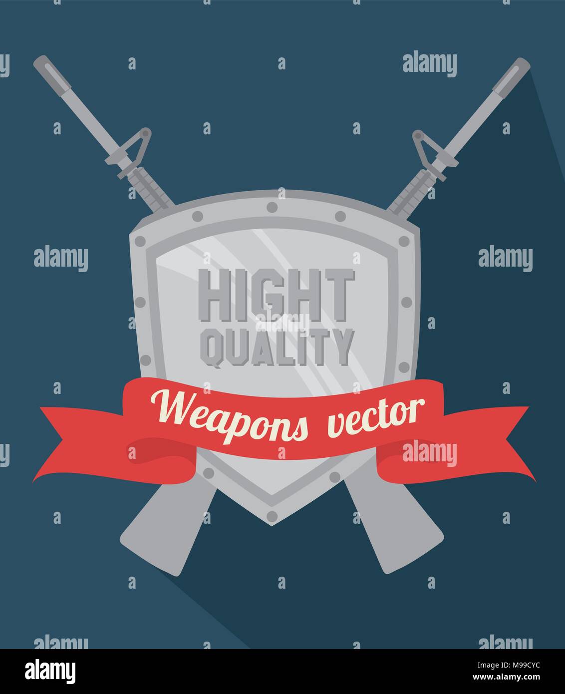 Guns and weapons icon graphic design, vector illustration eps10 Stock ...