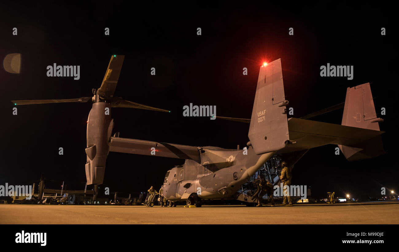 Aircrew members with the 8th Special Operations Squadron conduct pre ...