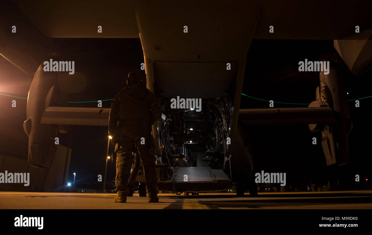 Aircrew members with the 8th Special Operations Squadron conduct pre ...