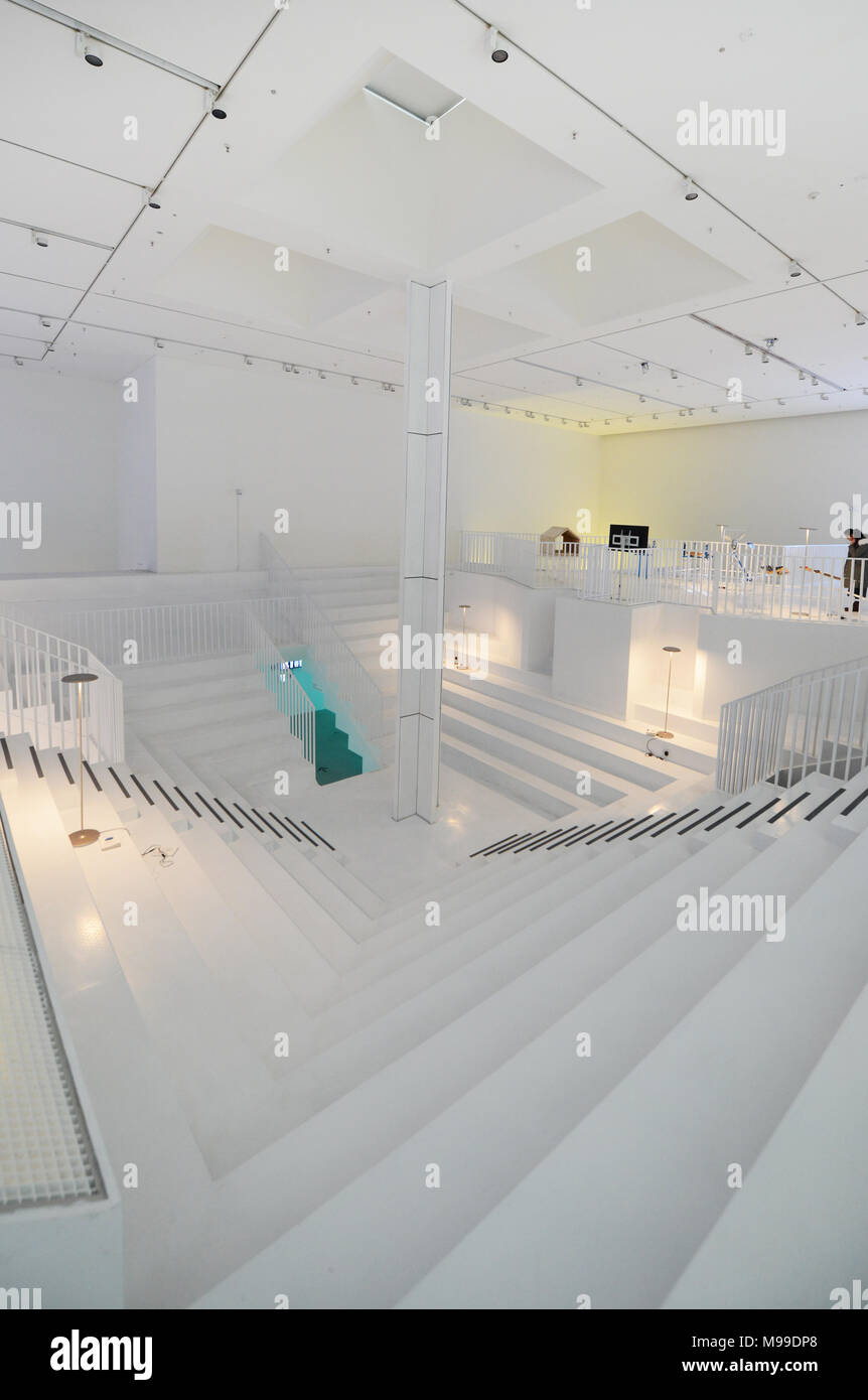 Well designed public space in the Design Society art & design museum in ...