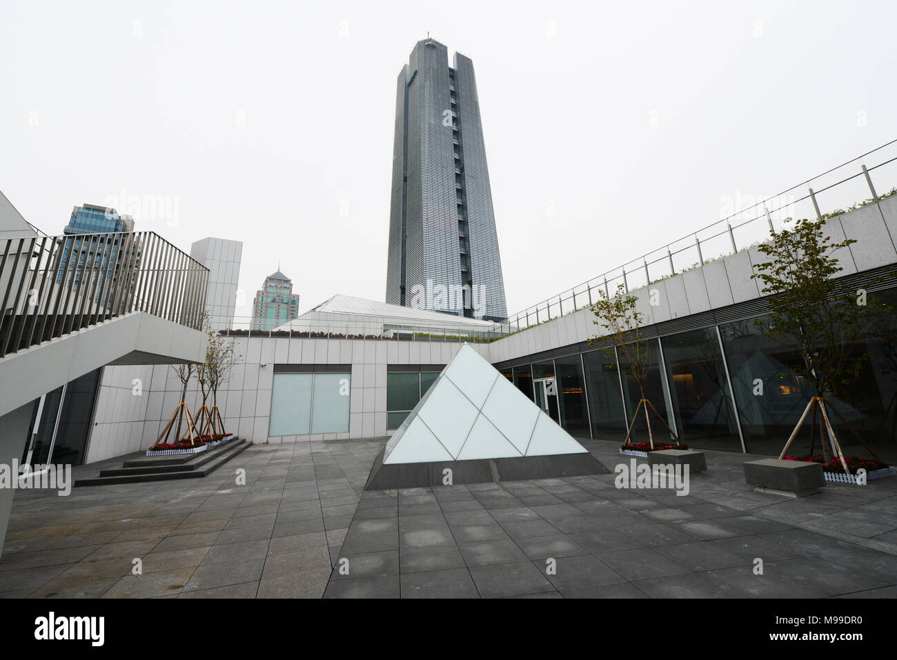 Rooftop space at the Design Society building in Shekou, Shenzhen Stock ...