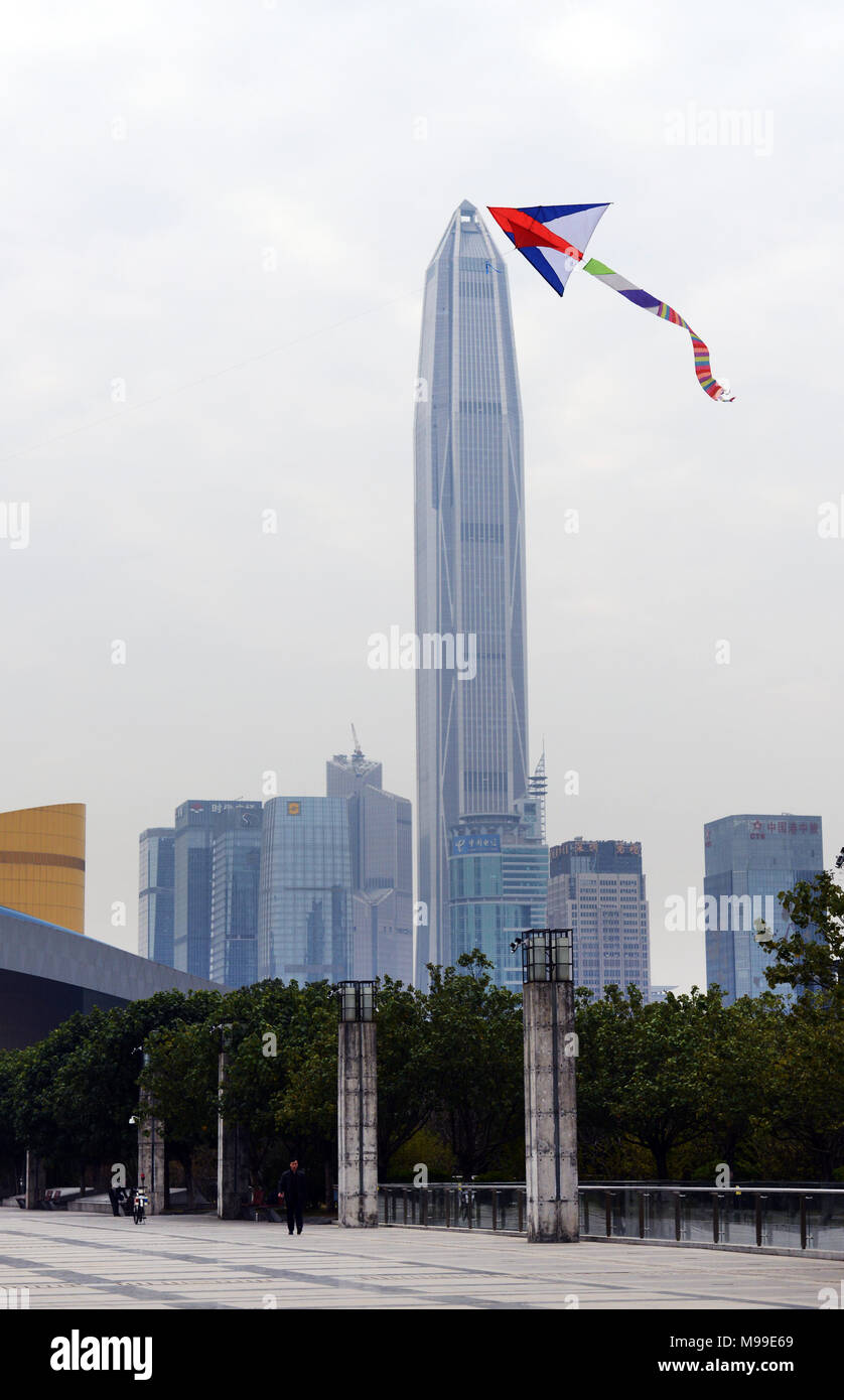 Ping An tower in Futian district in Shenzhen Stock Photo - Alamy