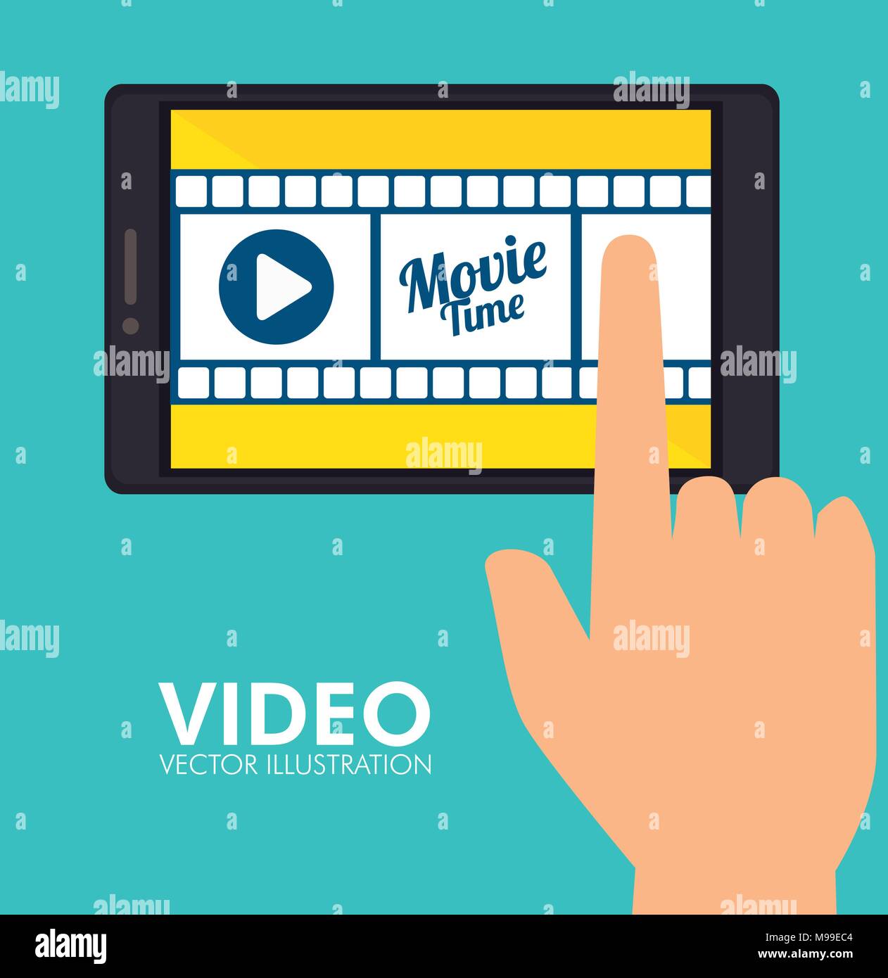 Videos and entertainment Stock Vector Image & Art - Alamy