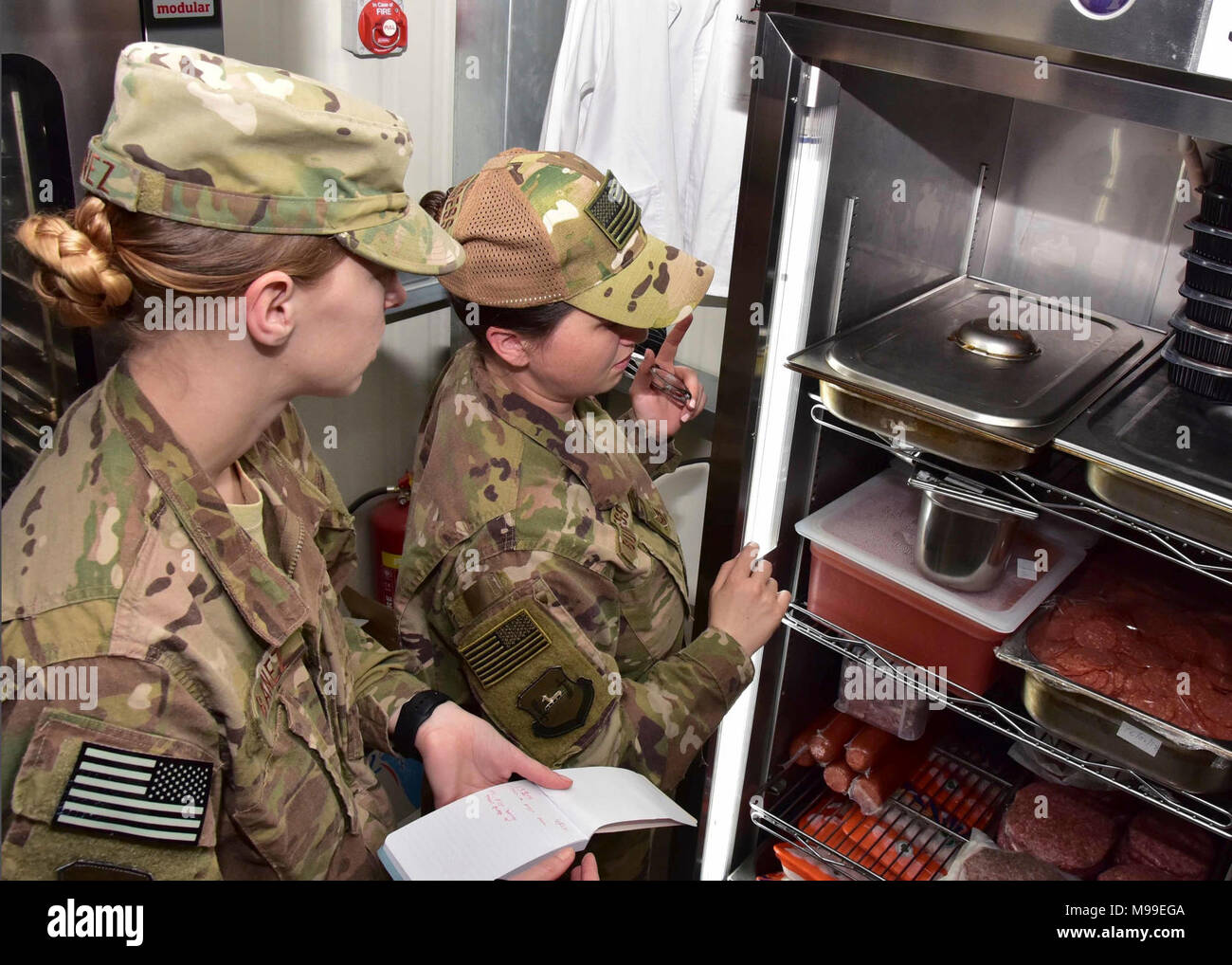 From left to right: Staff Sgt. Laura Ibanez and Staff Sgt. Cassandra ...