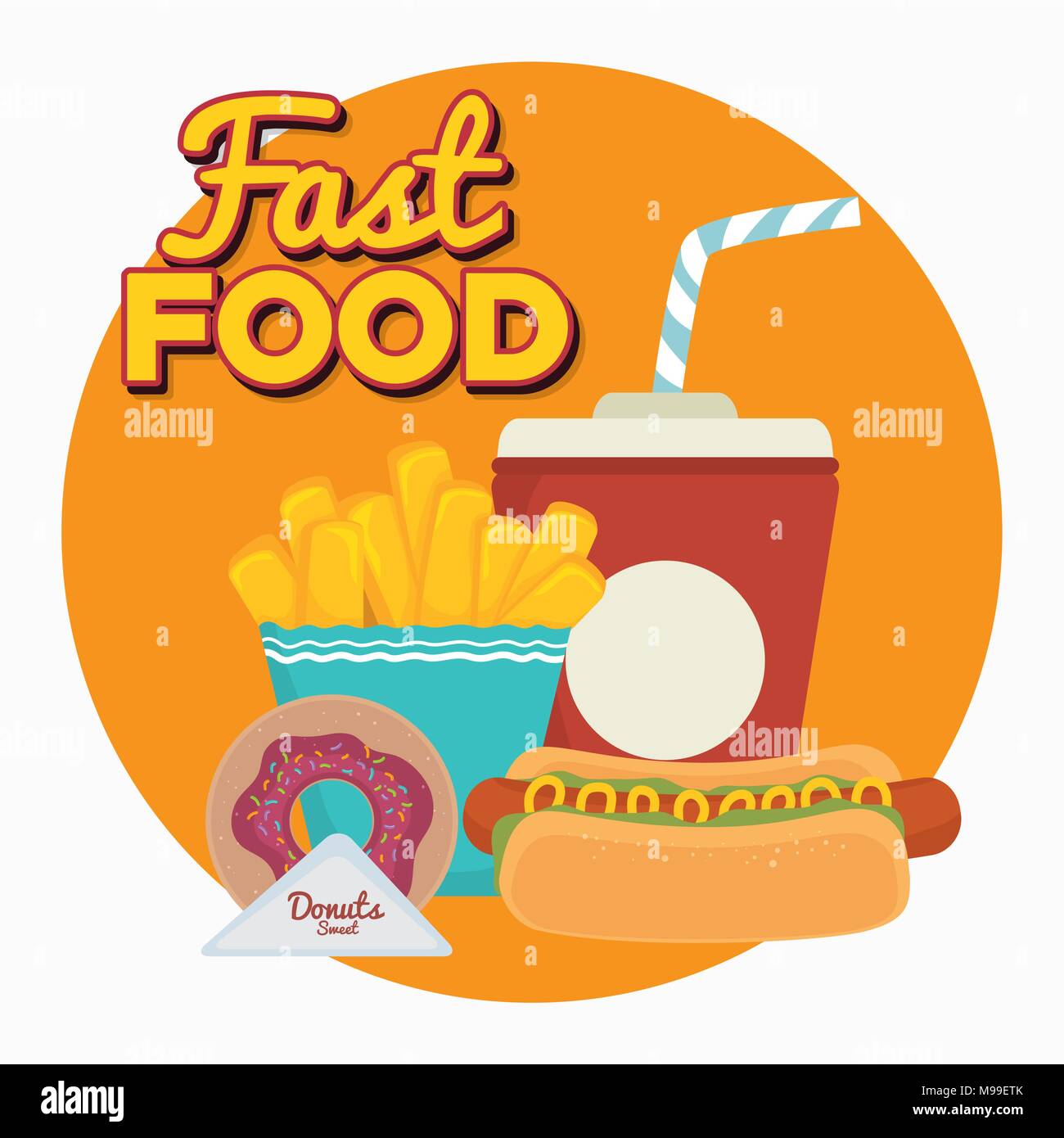 Hotdog cuisine foodstuff Stock Vector Images - Alamy