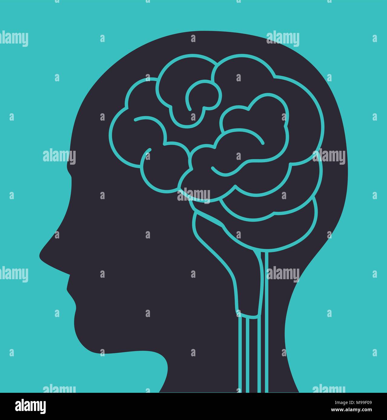 Intelligence of the human brain Stock Vector Image & Art - Alamy