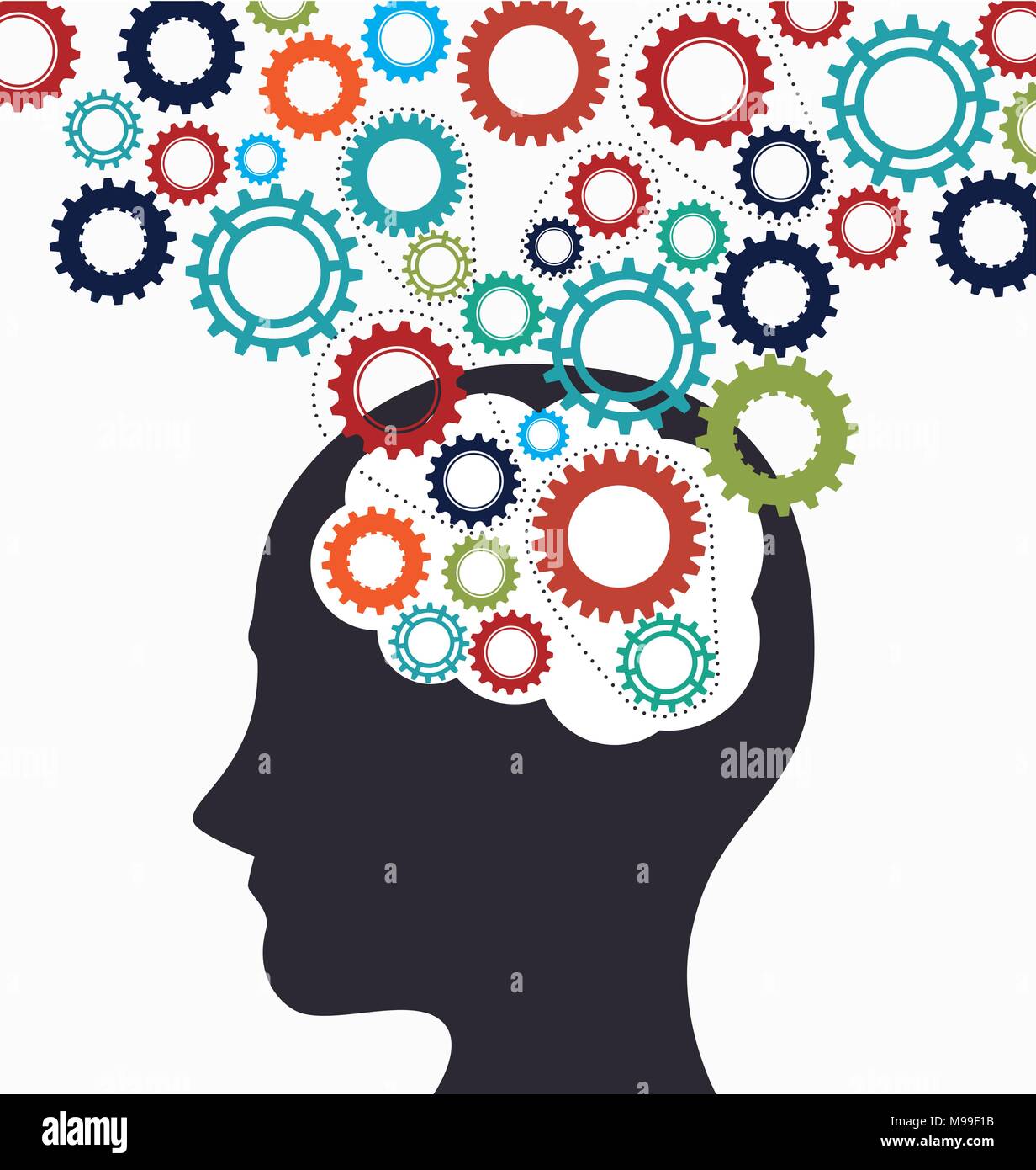 Intelligence of the human brain Stock Vector Image & Art - Alamy