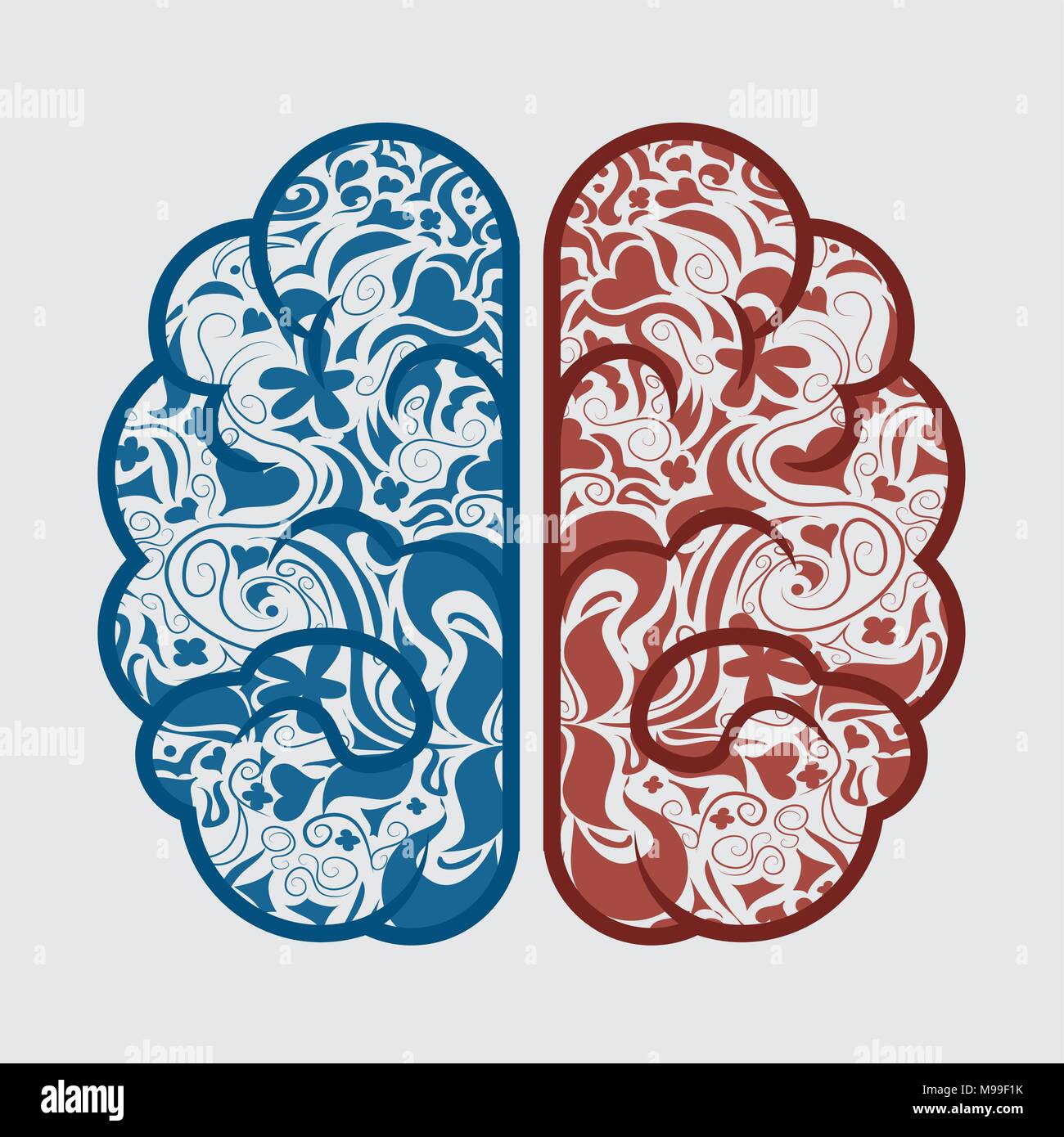 Intelligence of the human brain Stock Vector Image & Art - Alamy