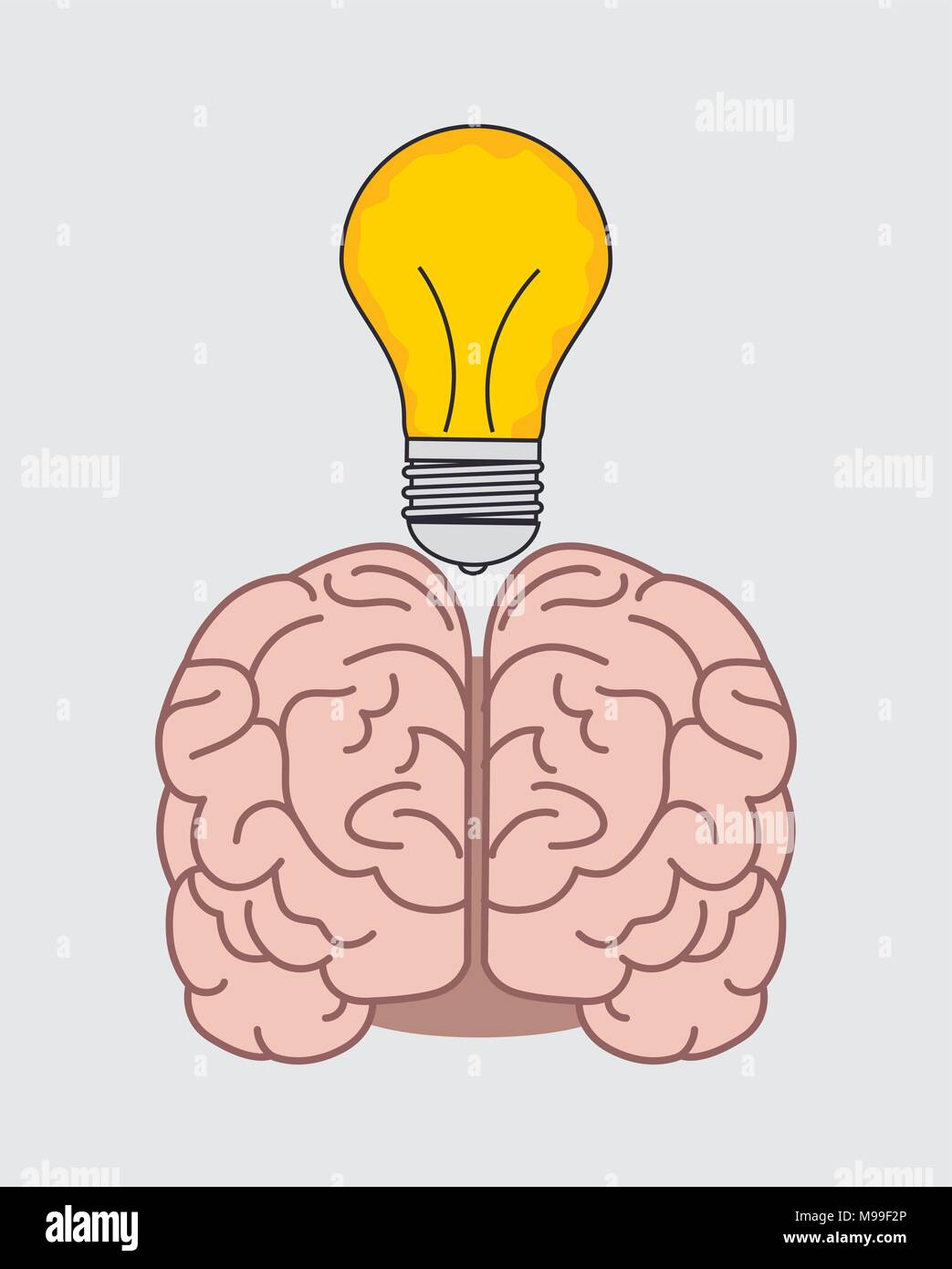 Intelligence of the human brain Stock Vector Image & Art - Alamy