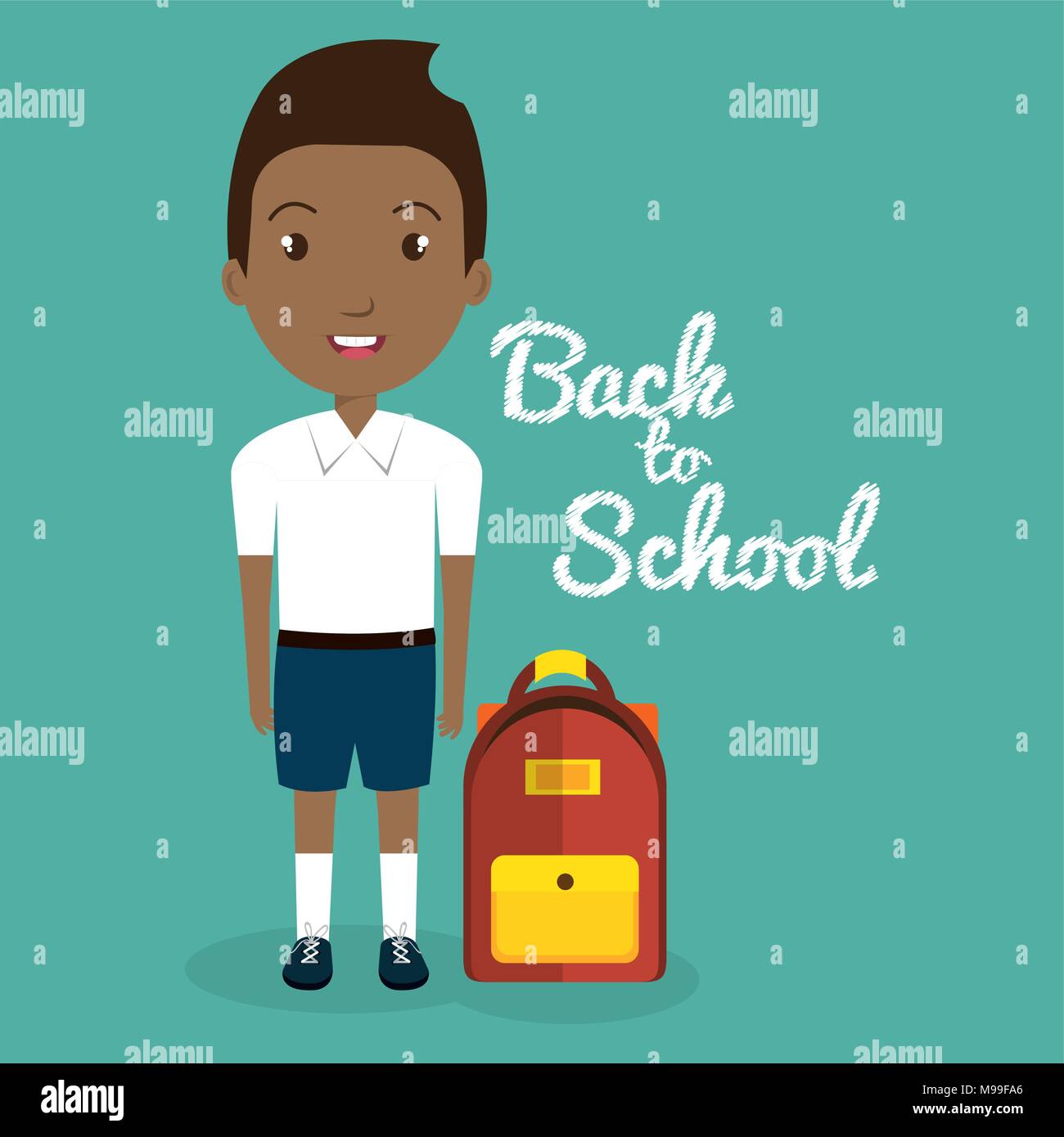 Scholar kid Stock Vector Images - Alamy