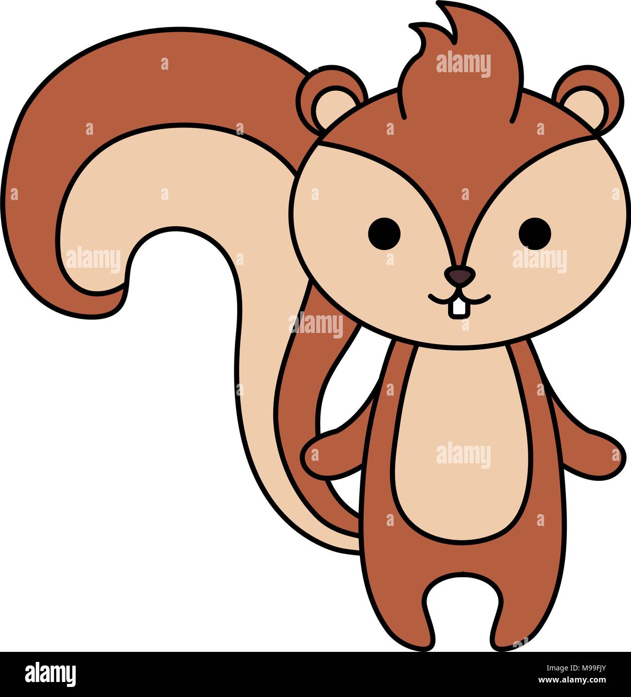 Adorable chipmunk design Cut Out Stock Images & Pictures - Alamy
